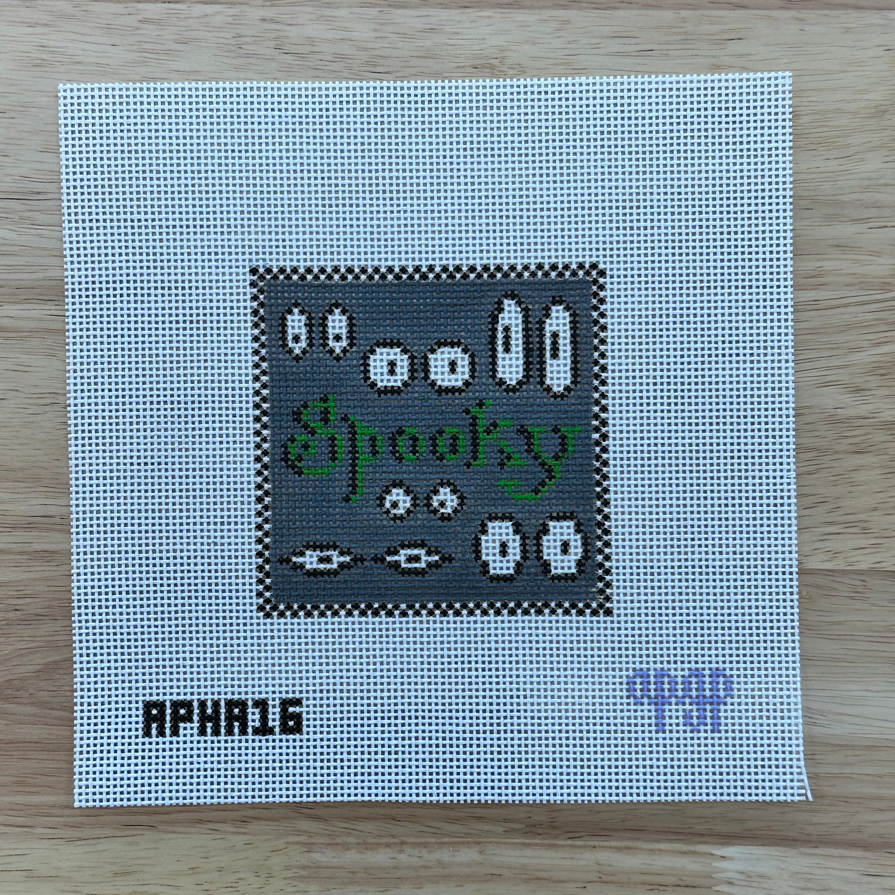 "Spooky" Square – The Needlepoint Clubhouse