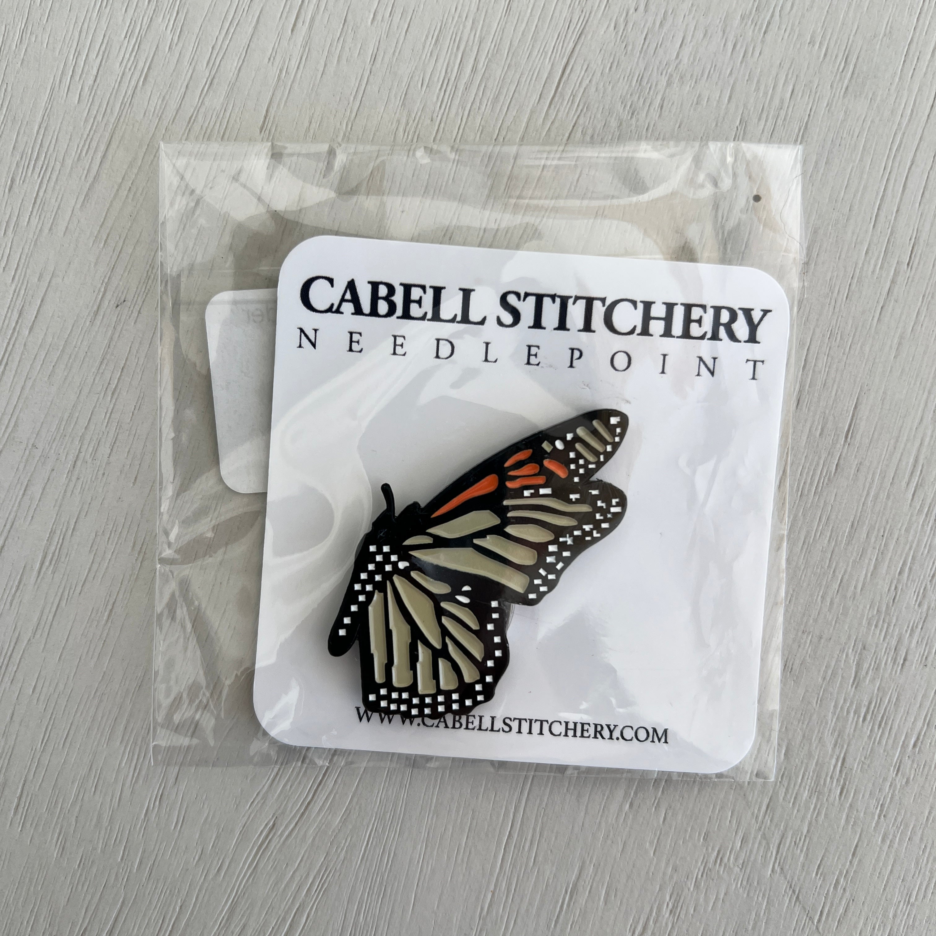 Monarch Butterfly Needle Minder – The Needlepoint Clubhouse