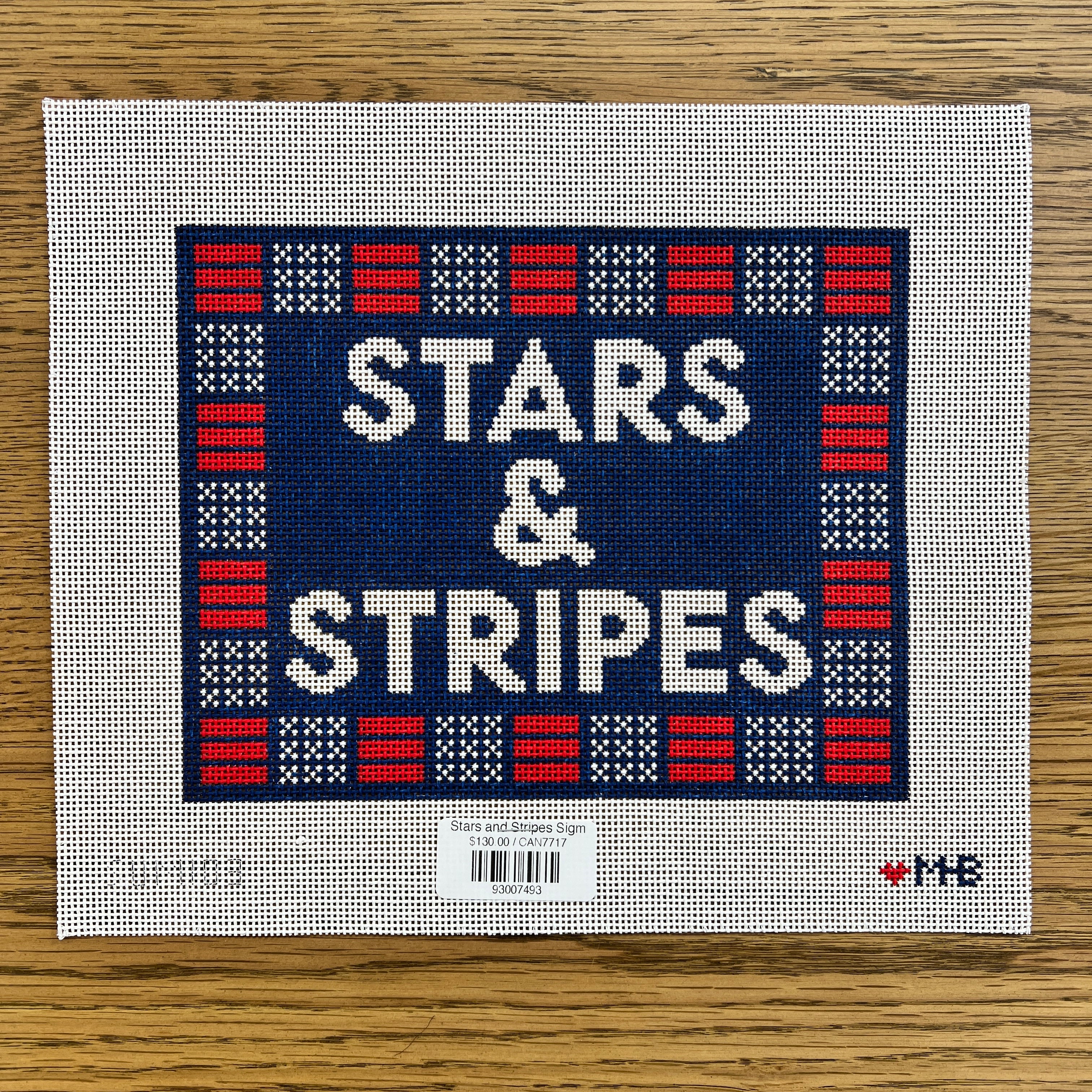 Stars and Stripes Sign – The Needlepoint Clubhouse