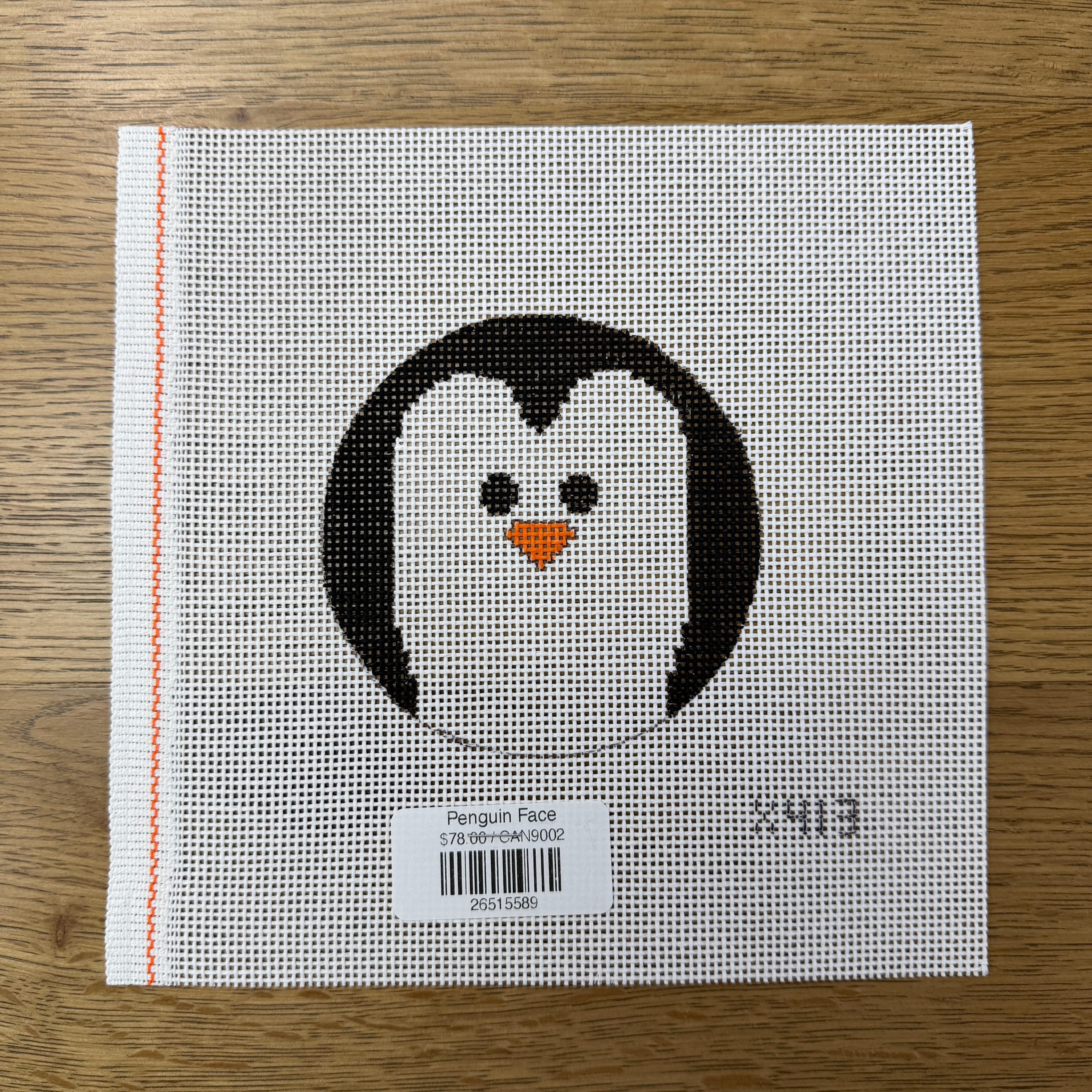 Penguin Face – The Needlepoint Clubhouse