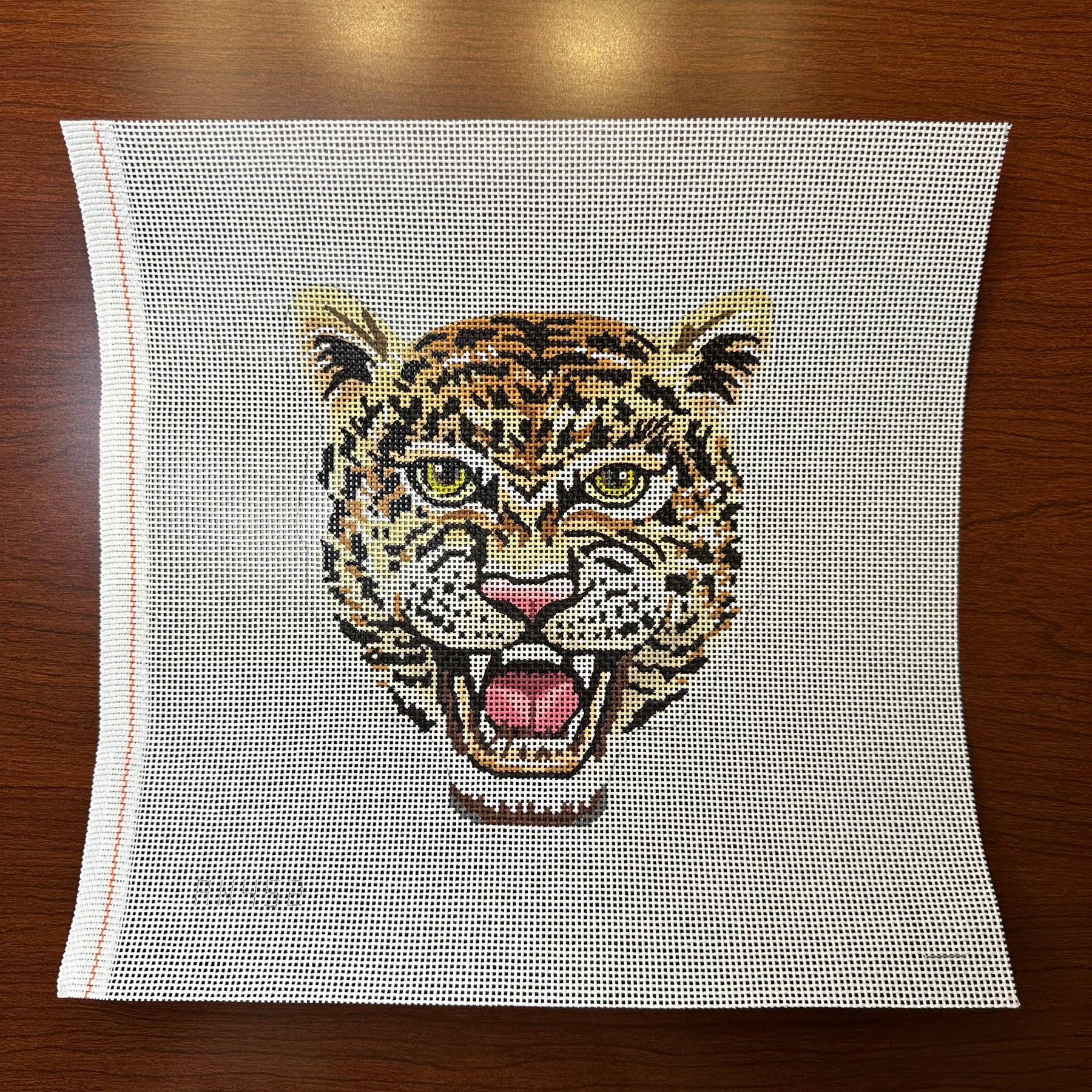 Large Tiger Face – The Needlepoint Clubhouse