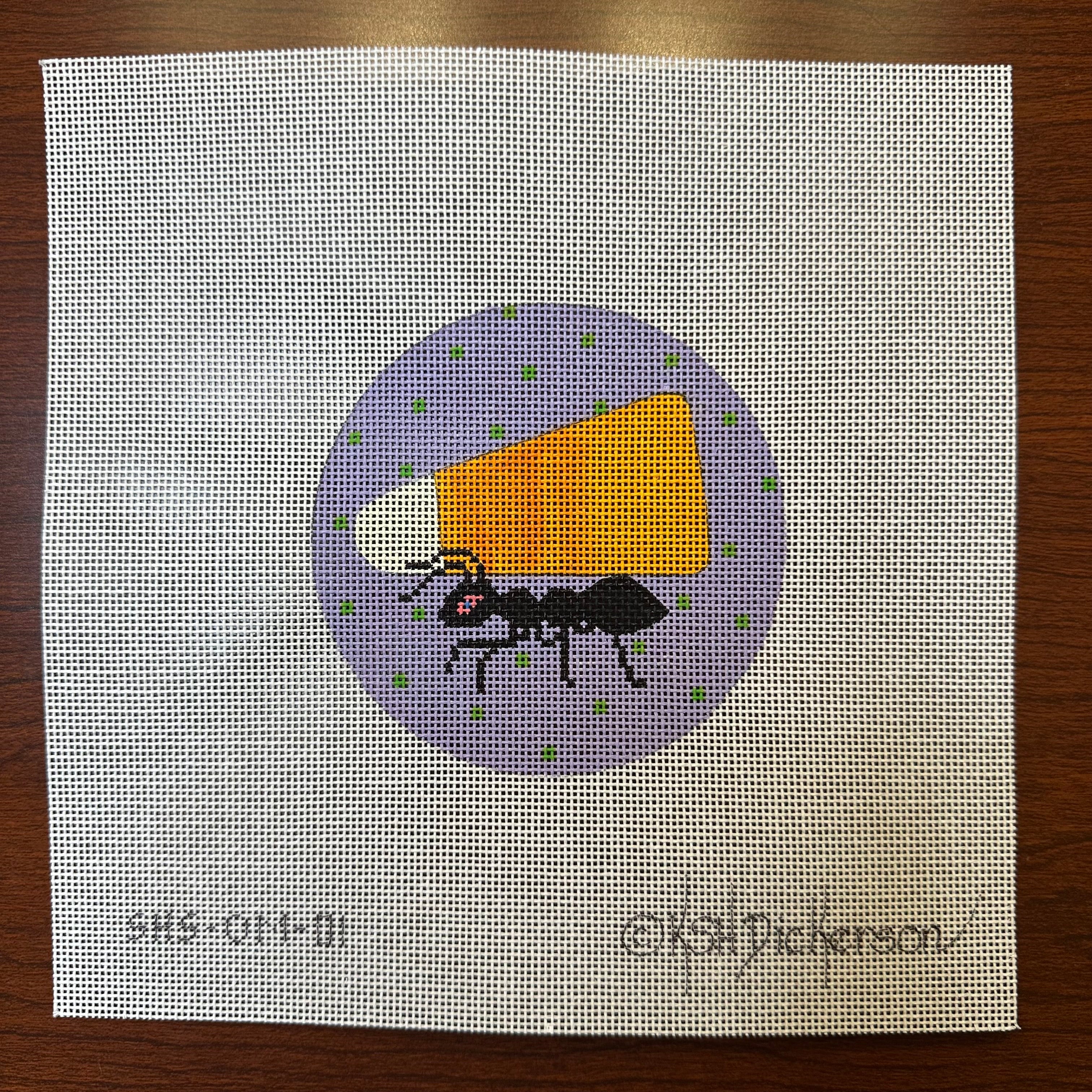 Candy Corn Ant Round – The Needlepoint Clubhouse