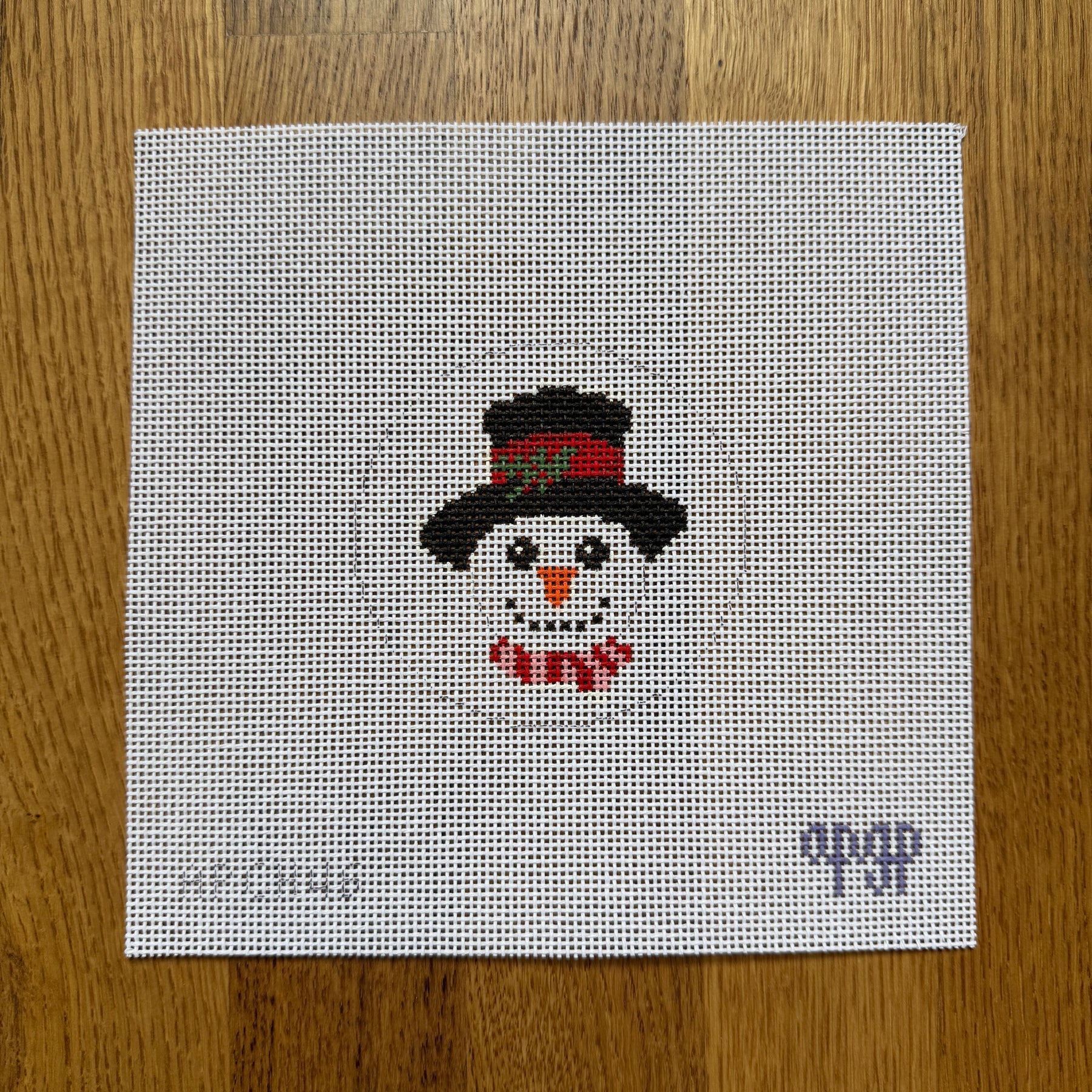 North Pole Pals: Snowman – The Needlepoint Clubhouse