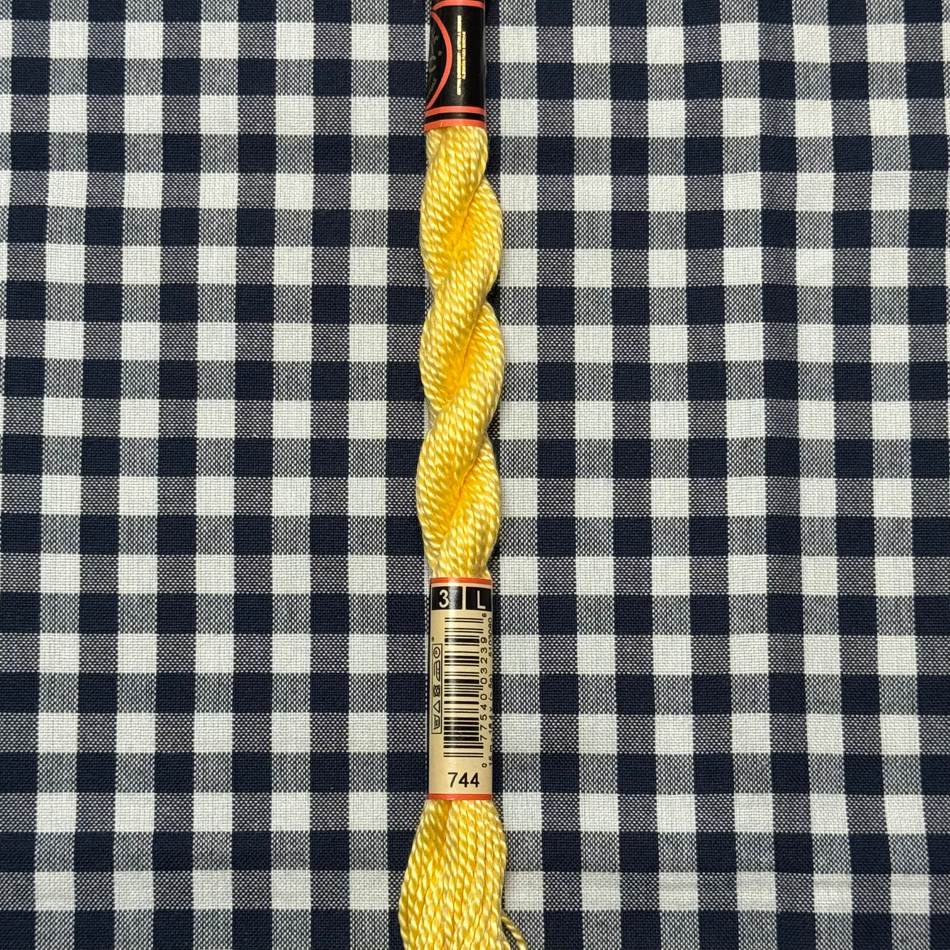 744 Pale Yellow | DMC Pearl Cotton 3 – The Needlepoint Clubhouse