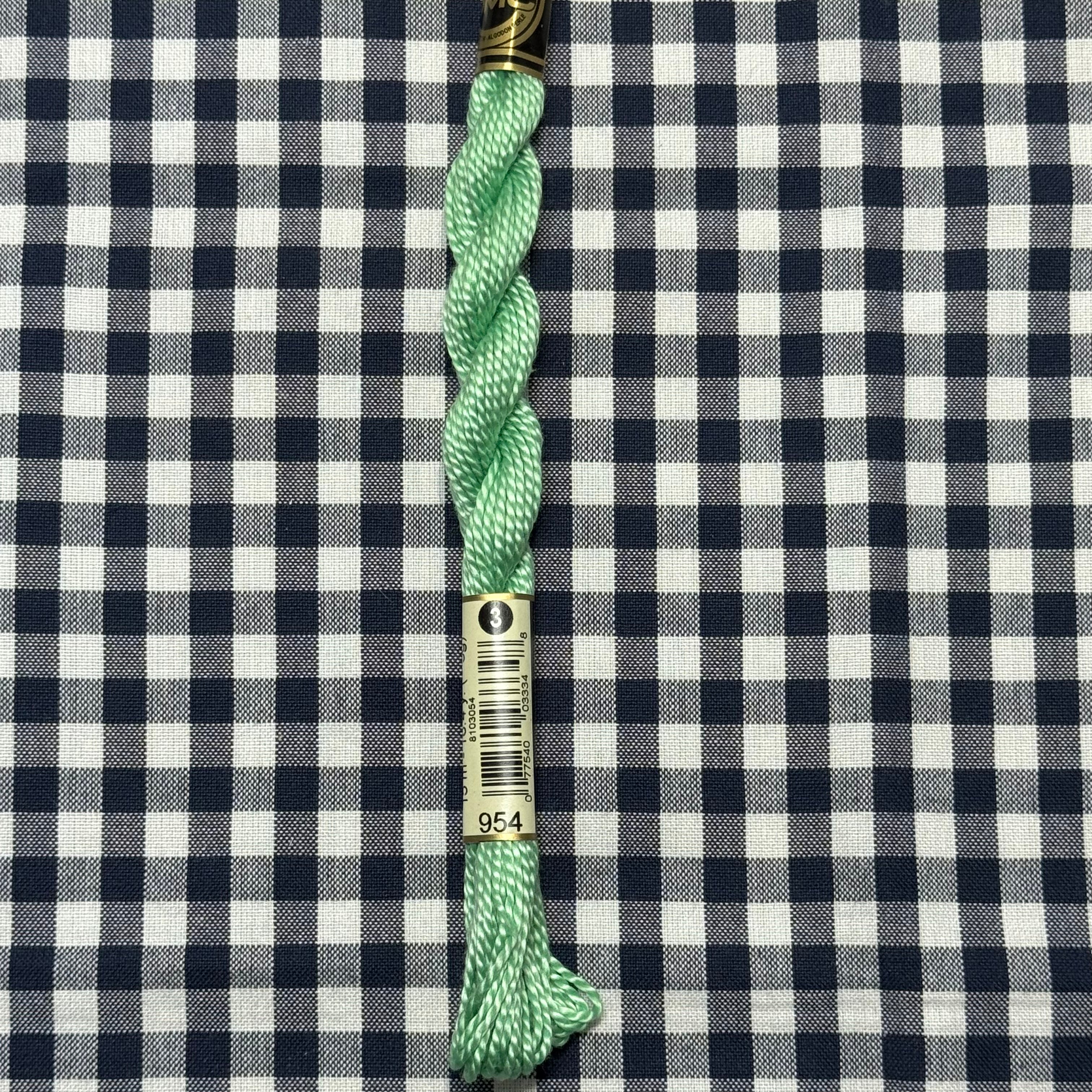 954 Nile Green | DMC Pearl Cotton 3 – The Needlepoint Clubhouse