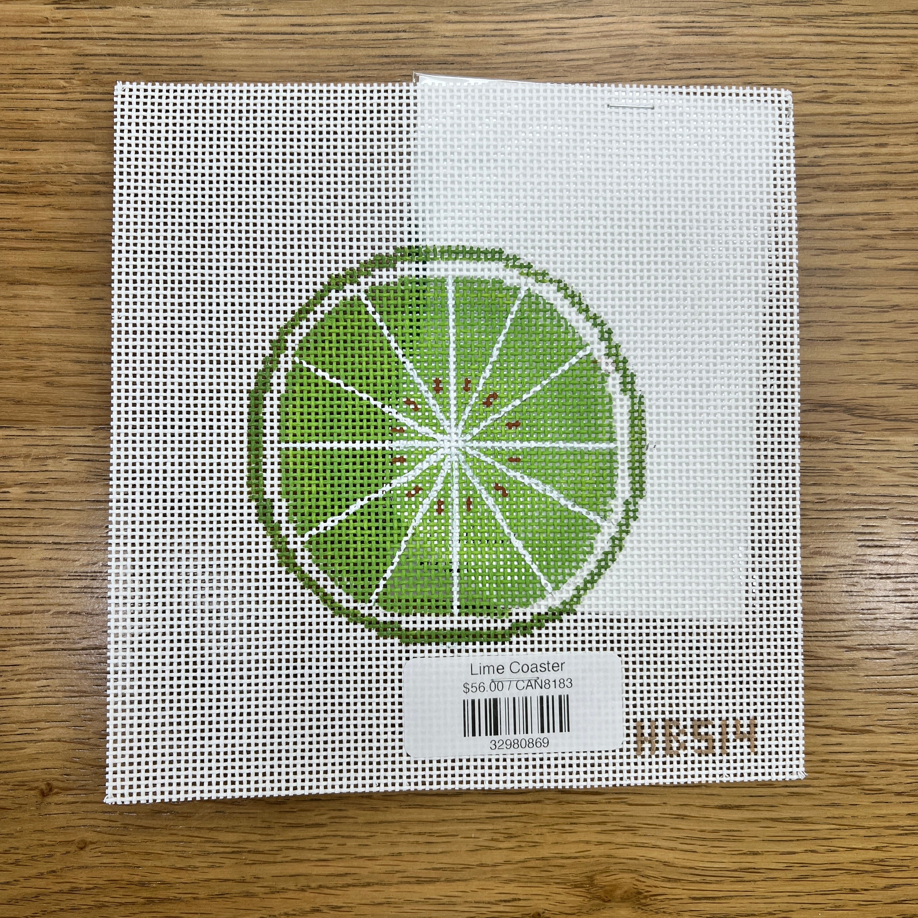 Lime Coaster – The Needlepoint Clubhouse
