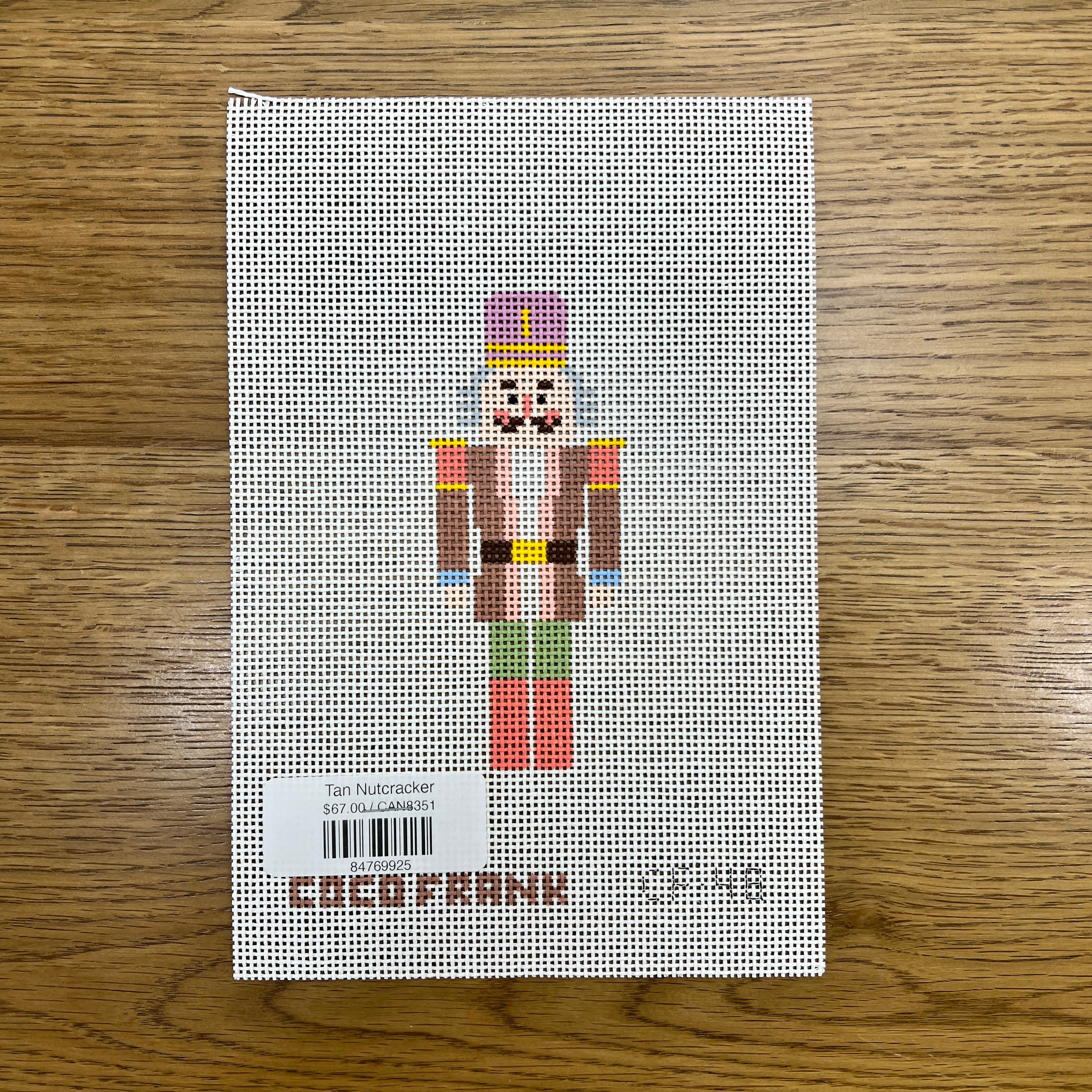 Tan Nutcracker – The Needlepoint Clubhouse