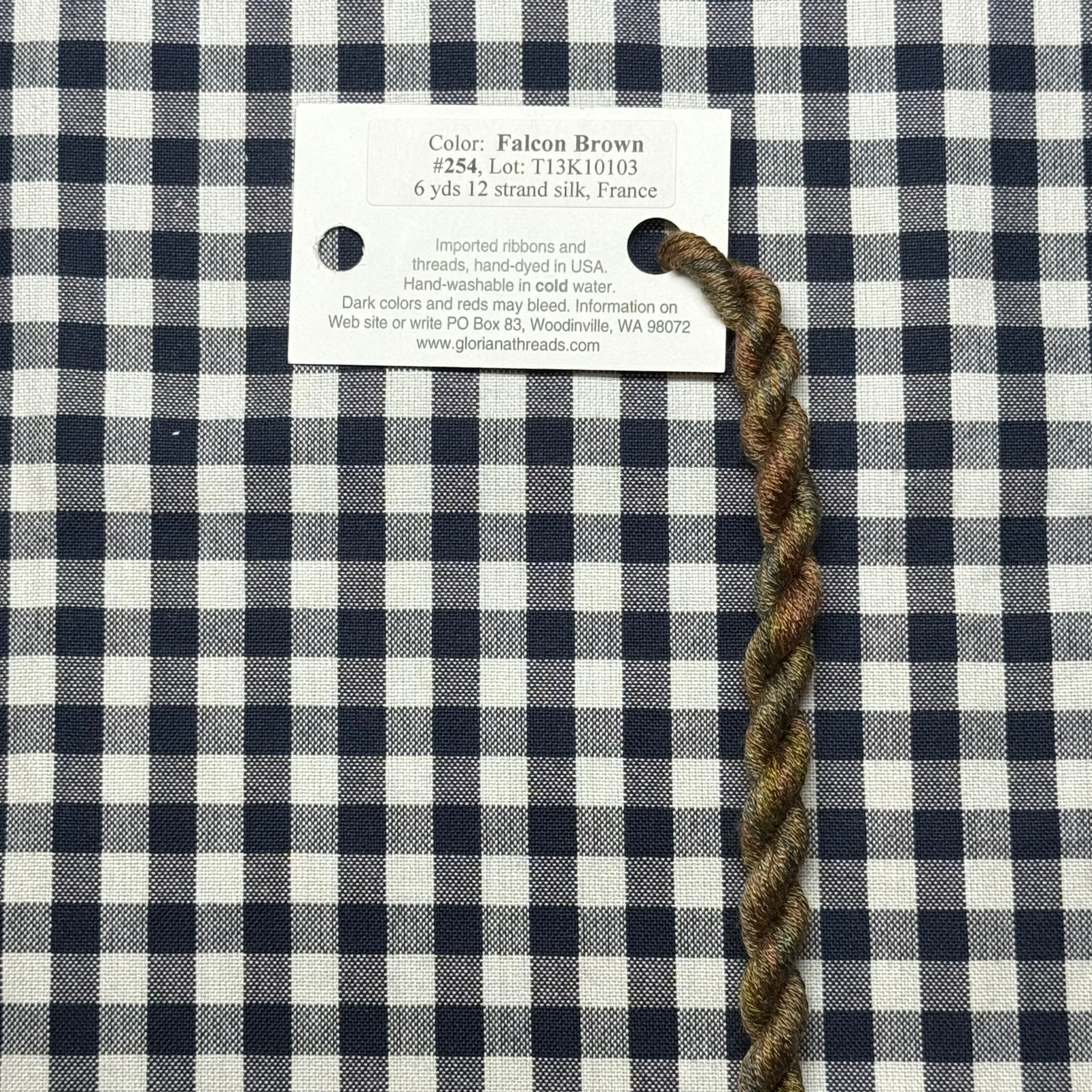 GS254 Falcon Brown | Gloriana Silk – The Needlepoint Clubhouse