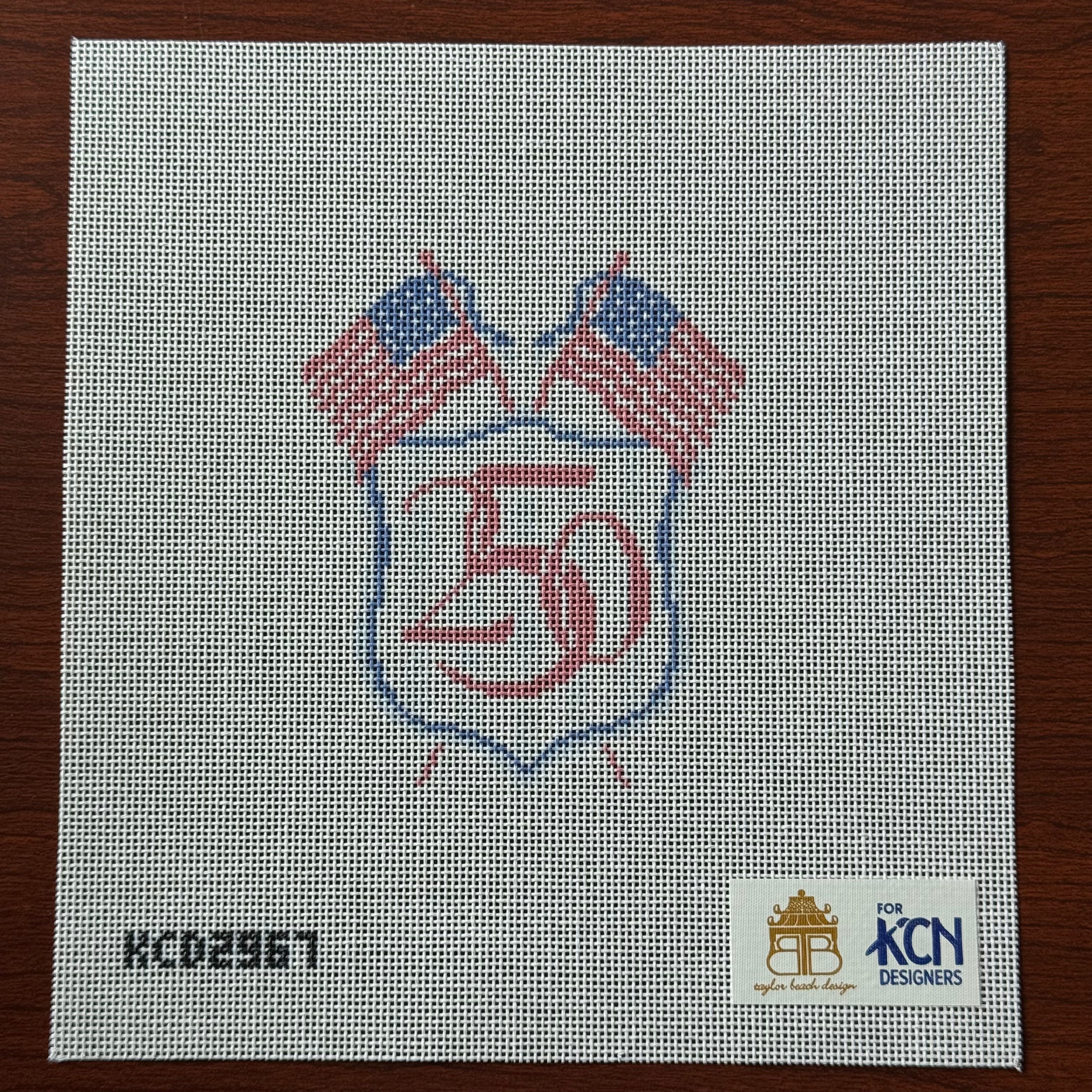 250th Anniversary Crest Printed Canvas – The Needlepoint Clubhouse