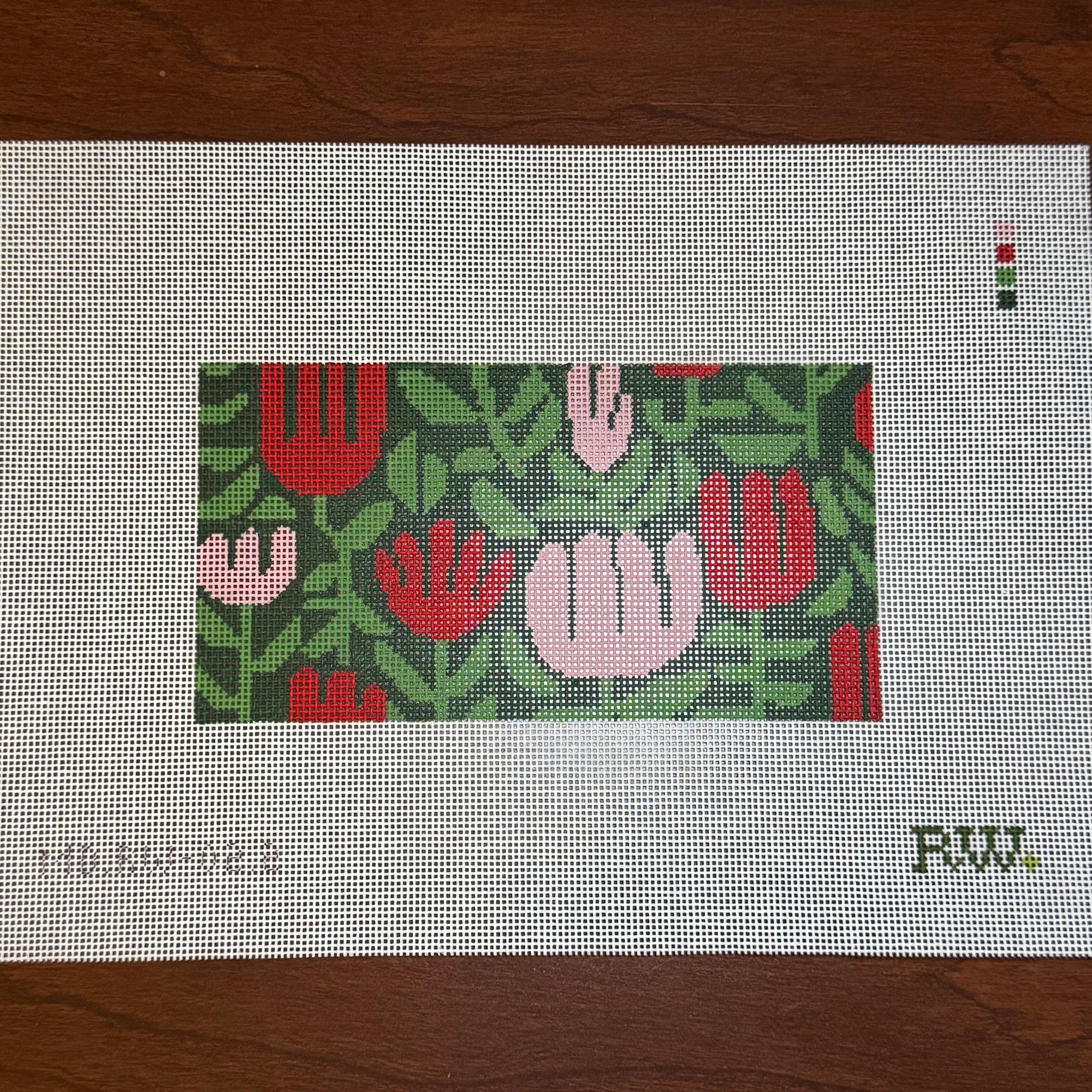 Abstract Tulips Insert – The Needlepoint Clubhouse