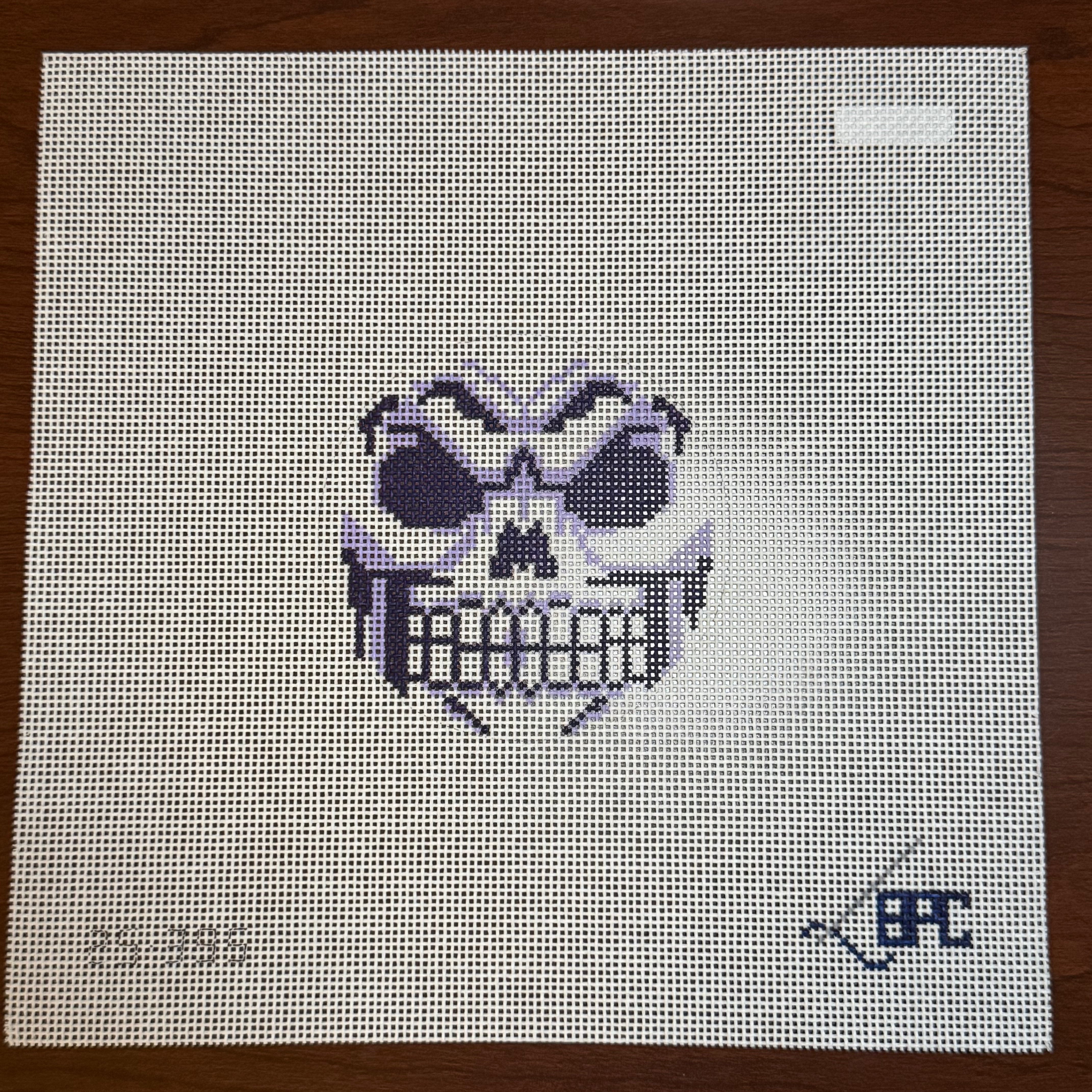 Halloween Skull – The Needlepoint Clubhouse