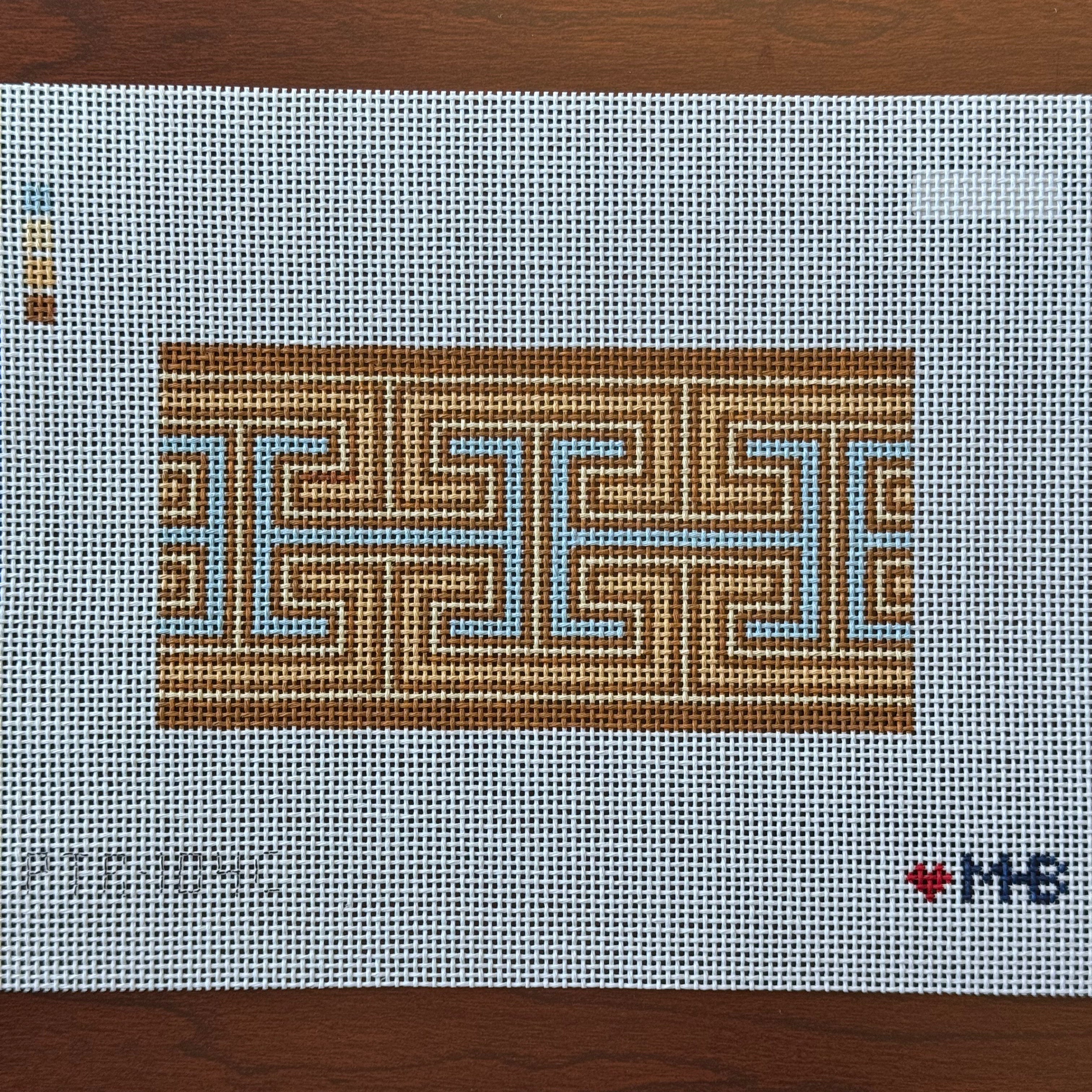 Neutrals Greek Key Purse Insert – The Needlepoint Clubhouse