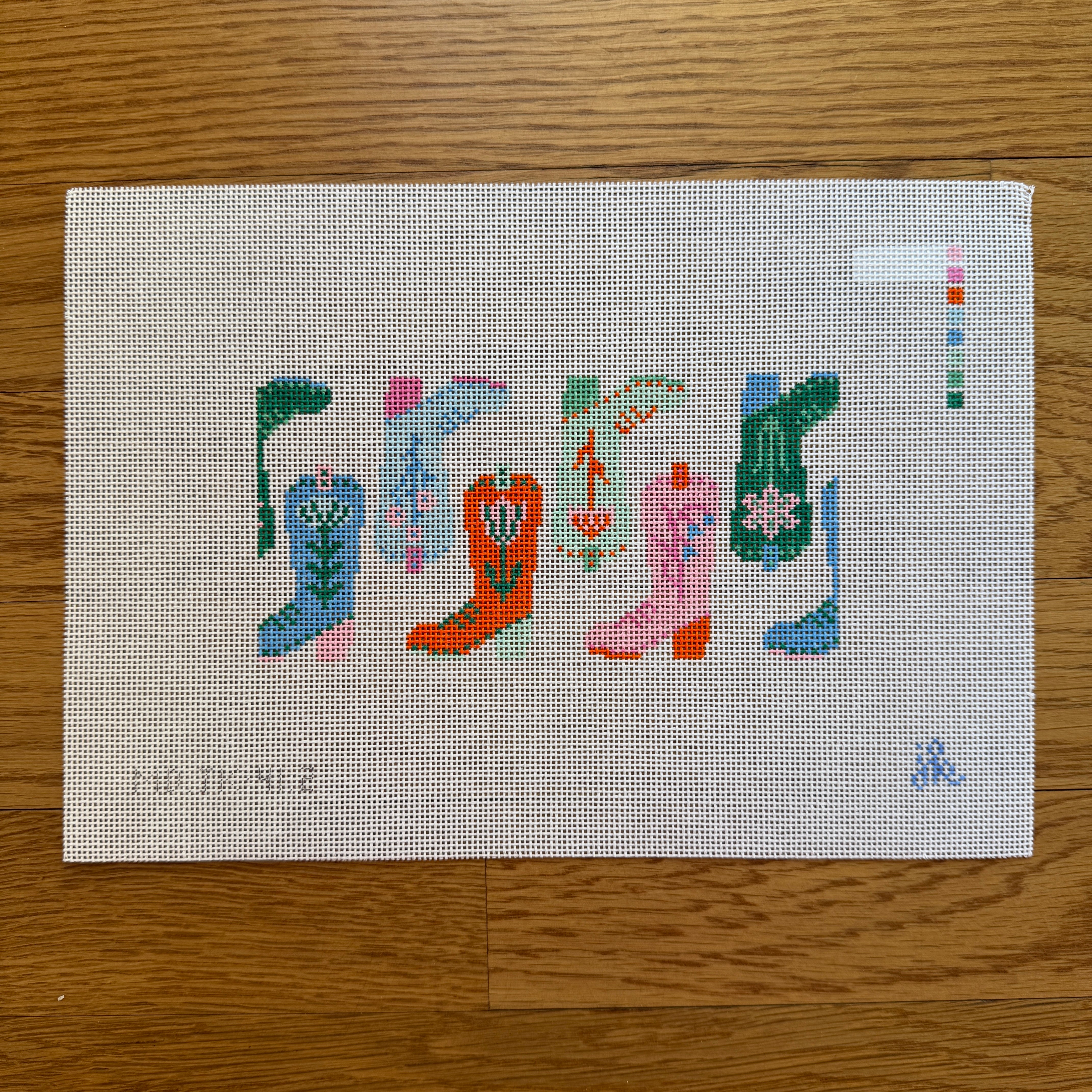 Boots were made for walking insert – The Needlepoint Clubhouse