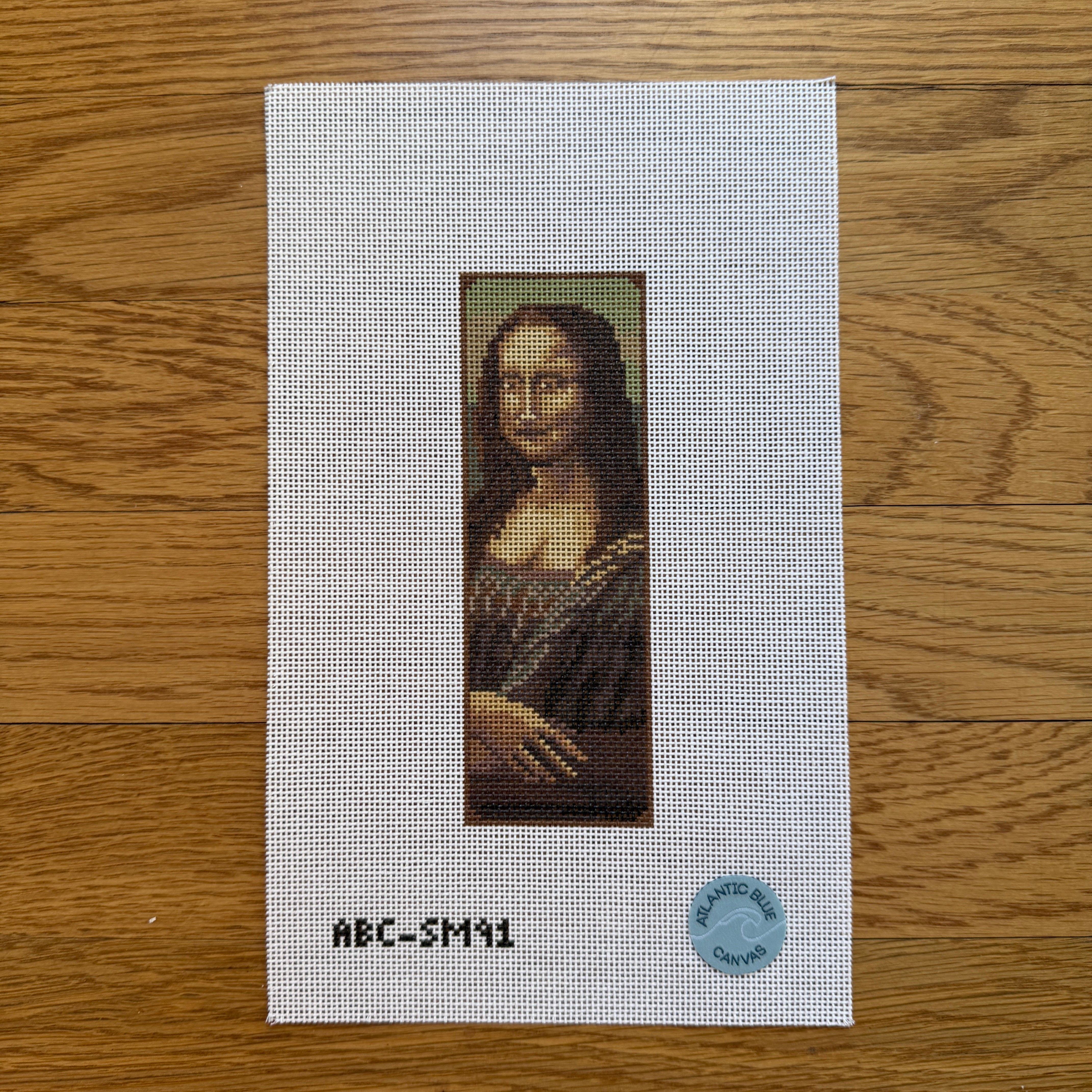 Mona Lisa bookmark – The Needlepoint Clubhouse