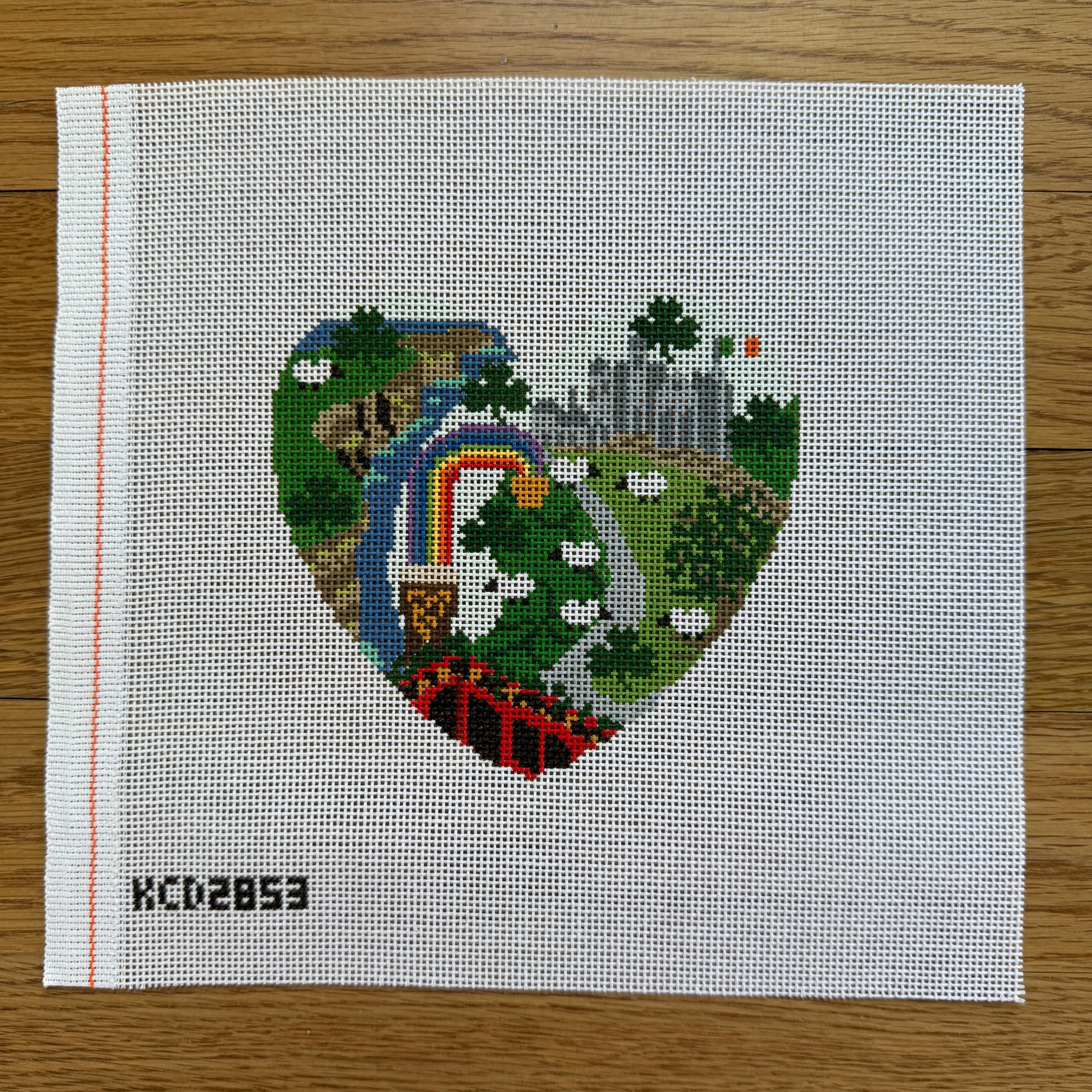 Ireland heart – The Needlepoint Clubhouse