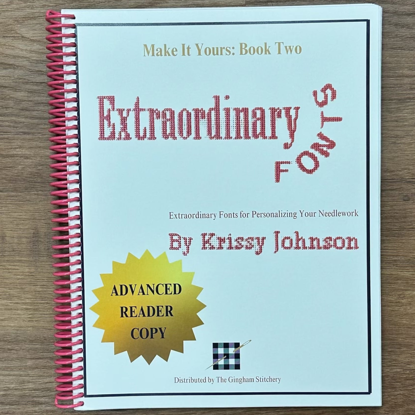 Extraordinary Fonts by Krissy Johnson – The Needlepoint Clubhouse