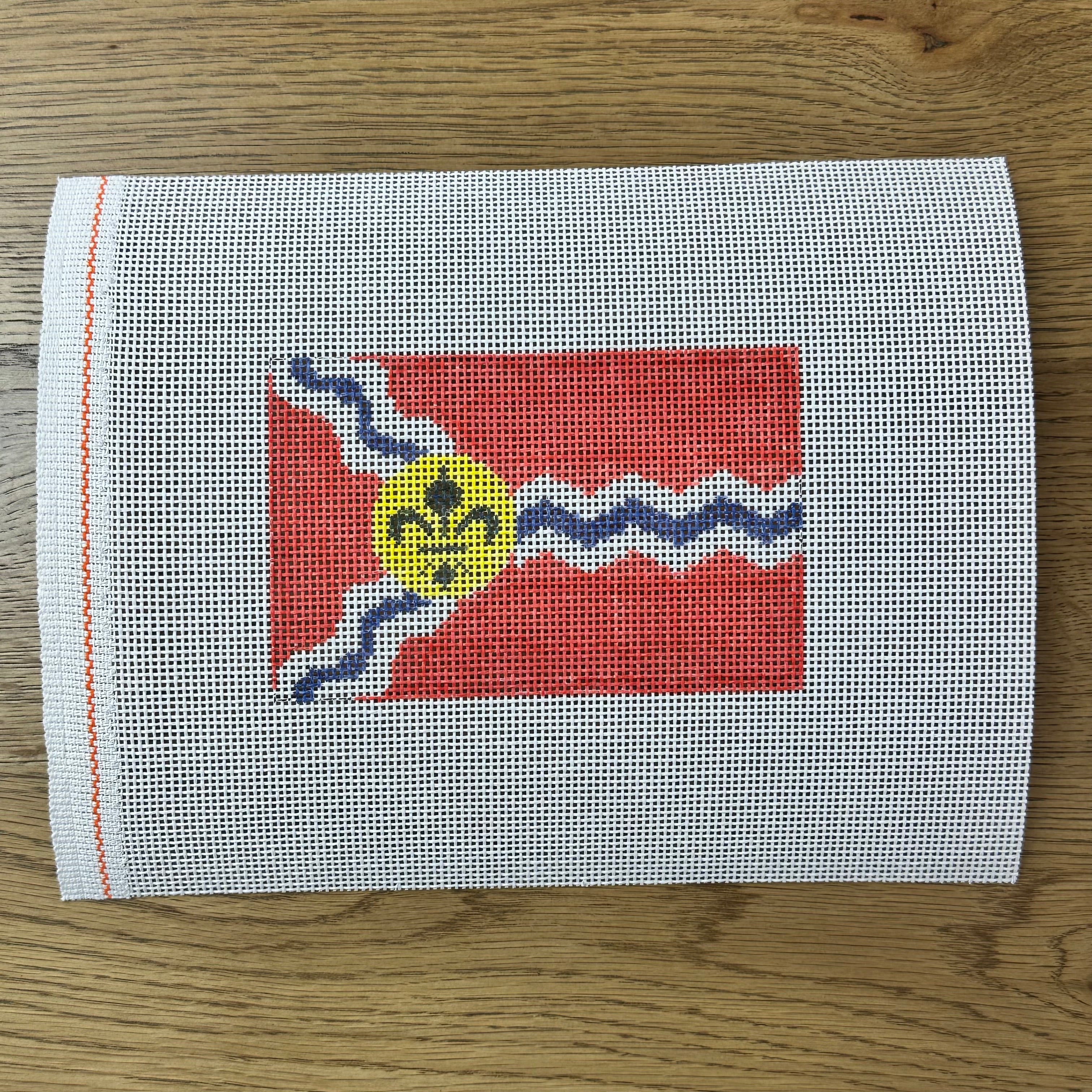St. Louis Flag - 13 Mesh – The Needlepoint Clubhouse