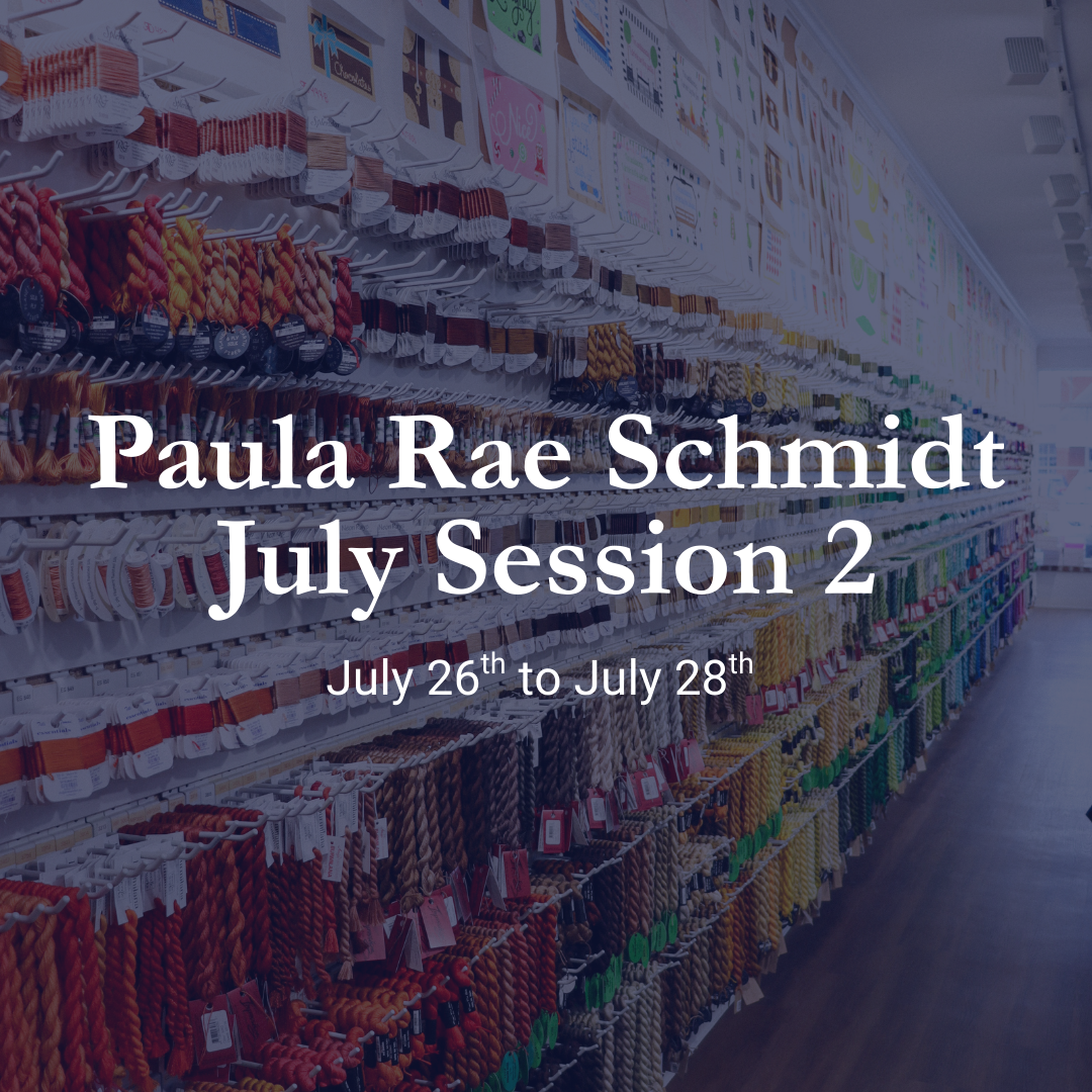July 26-28, 2026 | Paula Rae Schmidt Session 2 – The Needlepoint Clubhouse