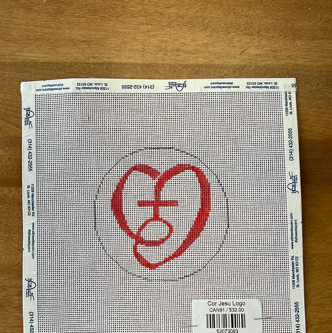 Cor Jesu Logo – The Needlepoint Clubhouse