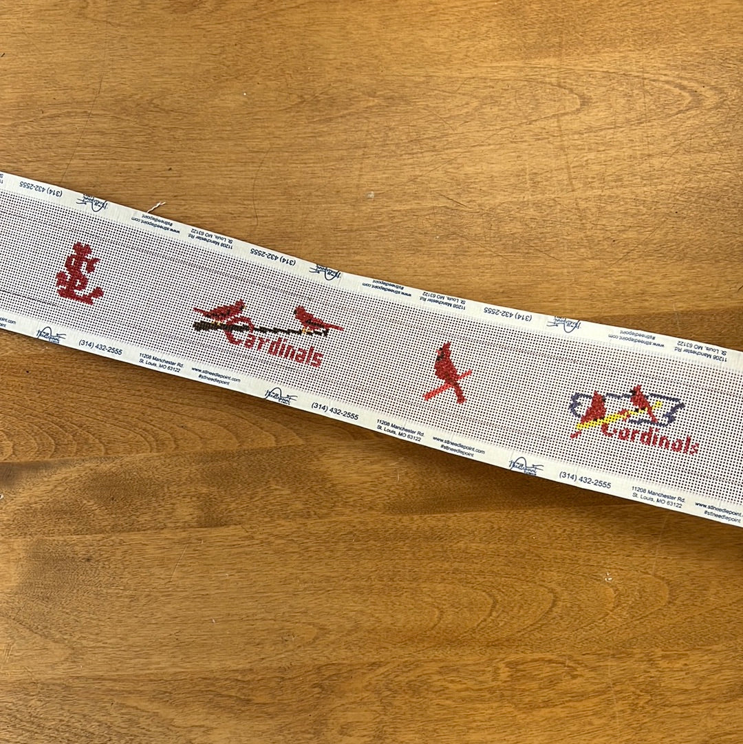 St. Louis Cardinals Progression Belt – The Needlepoint Clubhouse