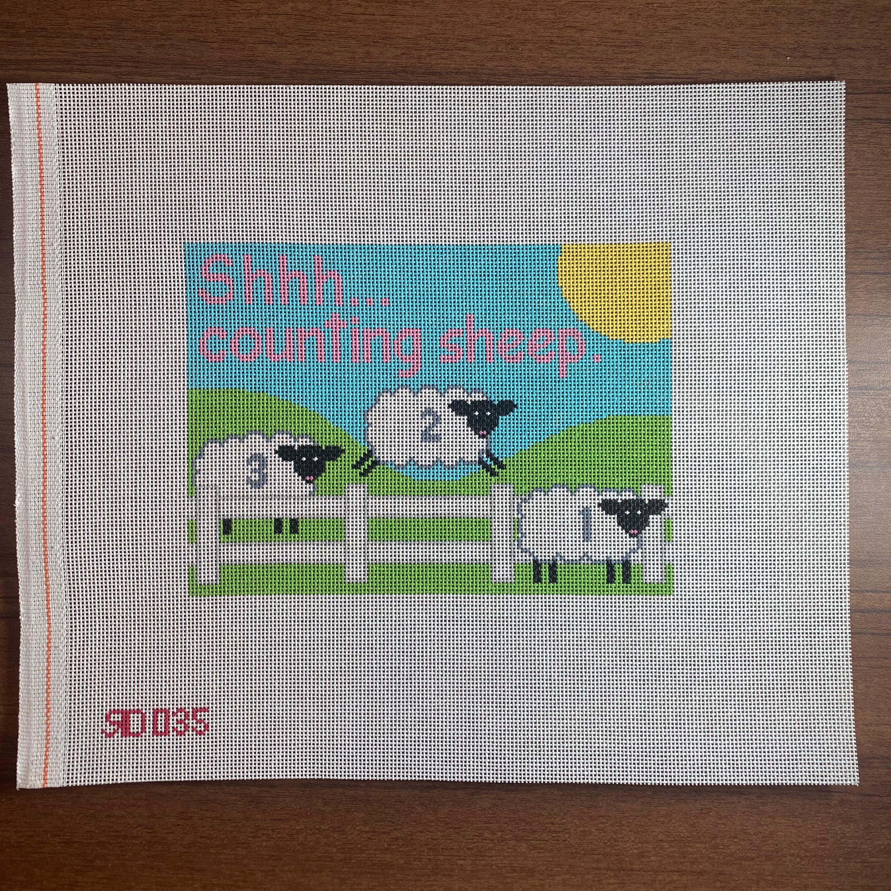 Shh Counting Sheep - Rachel Donley – The Needlepoint Clubhouse