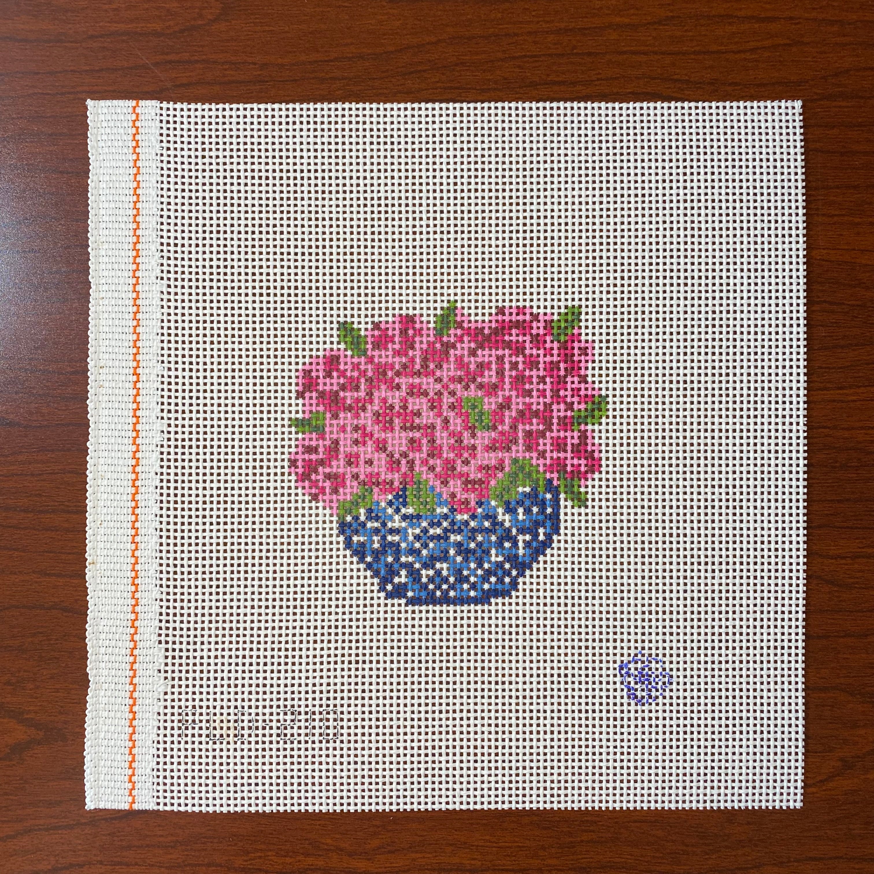 Ginger Jar Hydrangeas - Pink – The Needlepoint Clubhouse