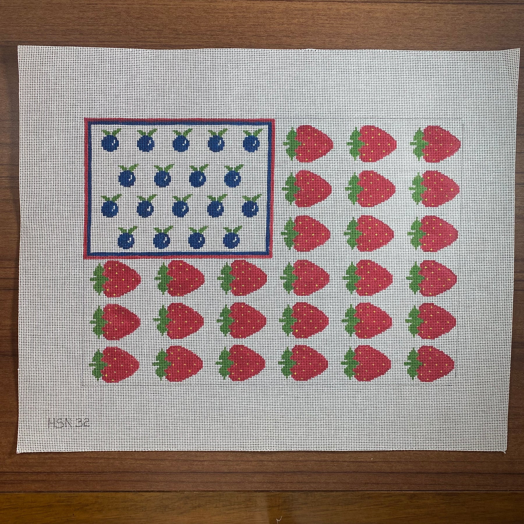 Berry American Flag – The Needlepoint Clubhouse