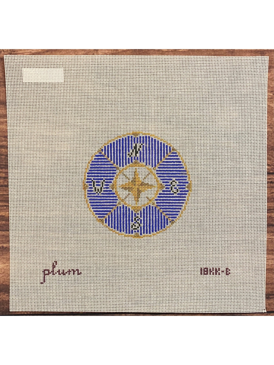 Blue Compass – The Needlepoint Clubhouse