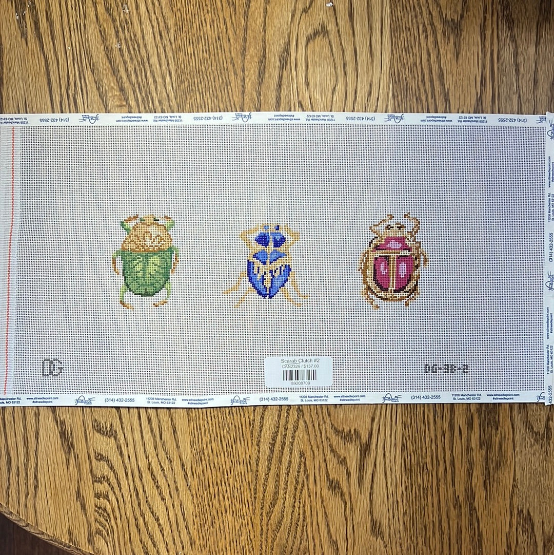Scarab Clutch #2 – The Needlepoint Clubhouse