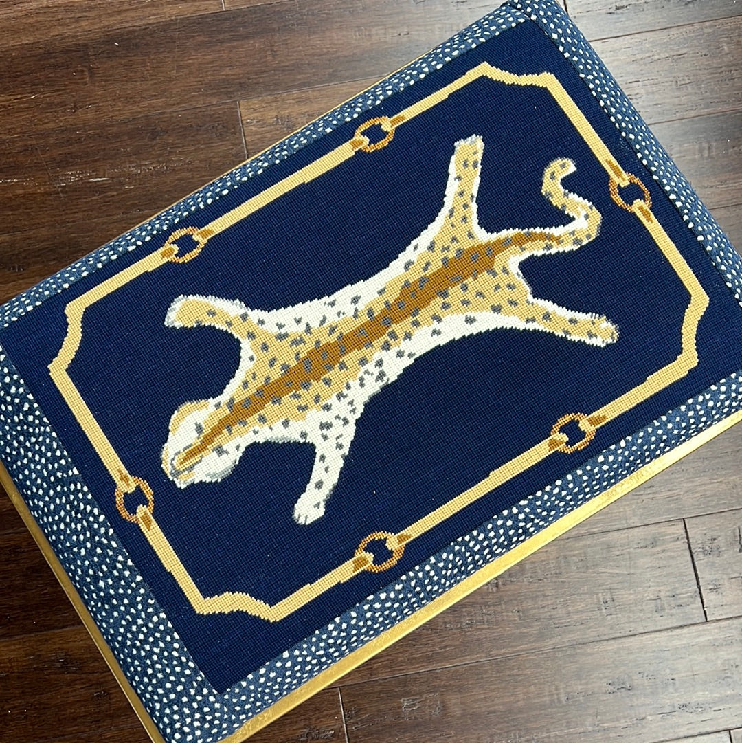 Leopard Pillow – The Needlepoint Clubhouse