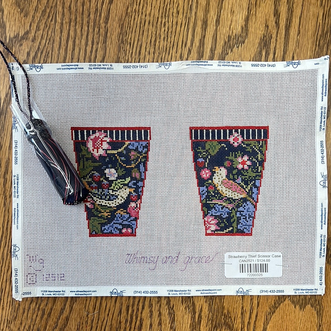 Strawberry Thief Scissor Case – The Needlepoint Clubhouse