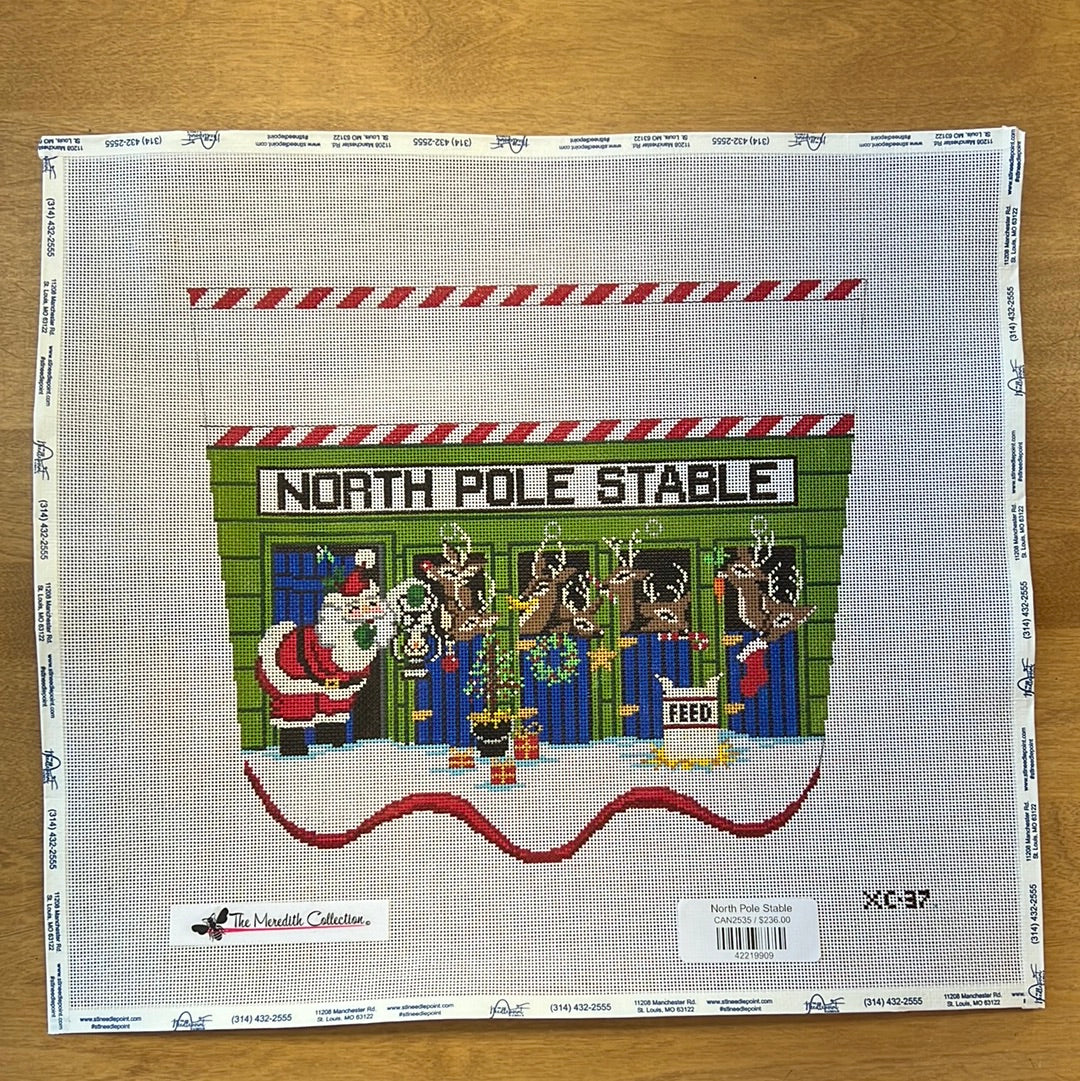 North Pole Stable – The Needlepoint Clubhouse