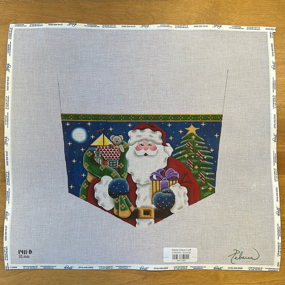 Santa Claus Cuff – The Needlepoint Clubhouse
