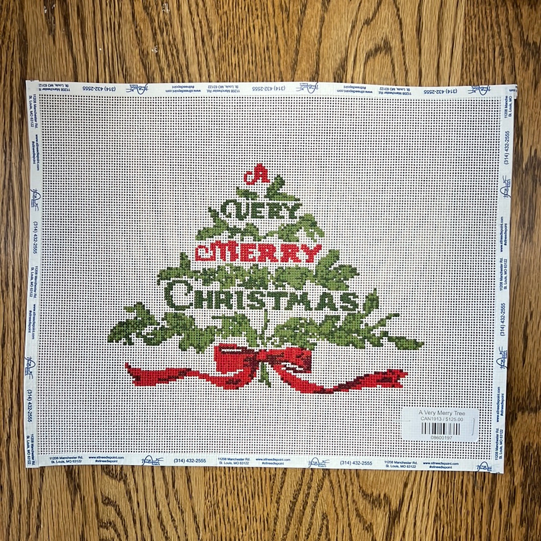 A Very Merry Tree – The Needlepoint Clubhouse