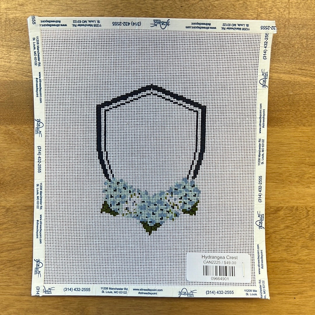 Hydrangea Crest – The Needlepoint Clubhouse