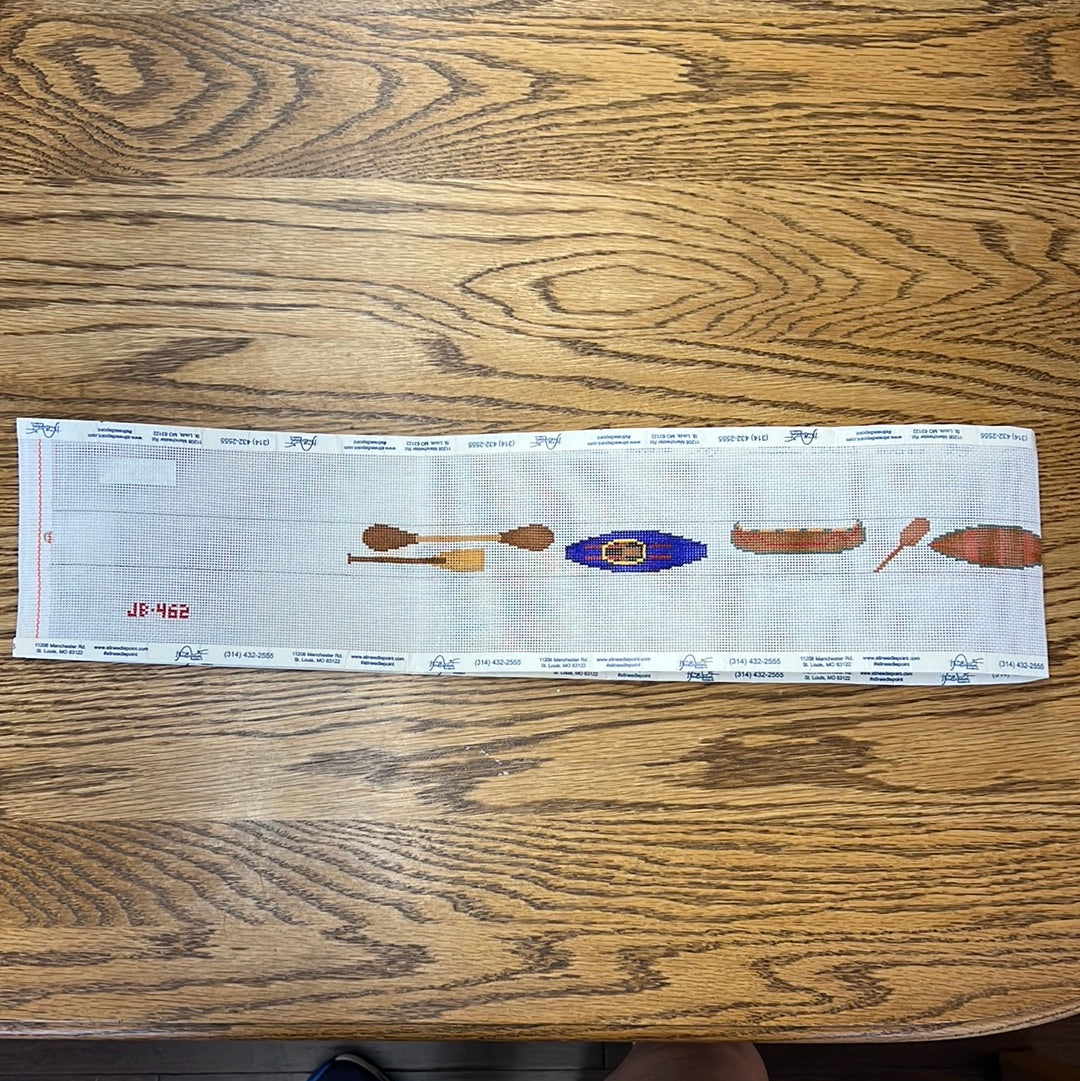Kayaks and Canoes belt – The Needlepoint Clubhouse