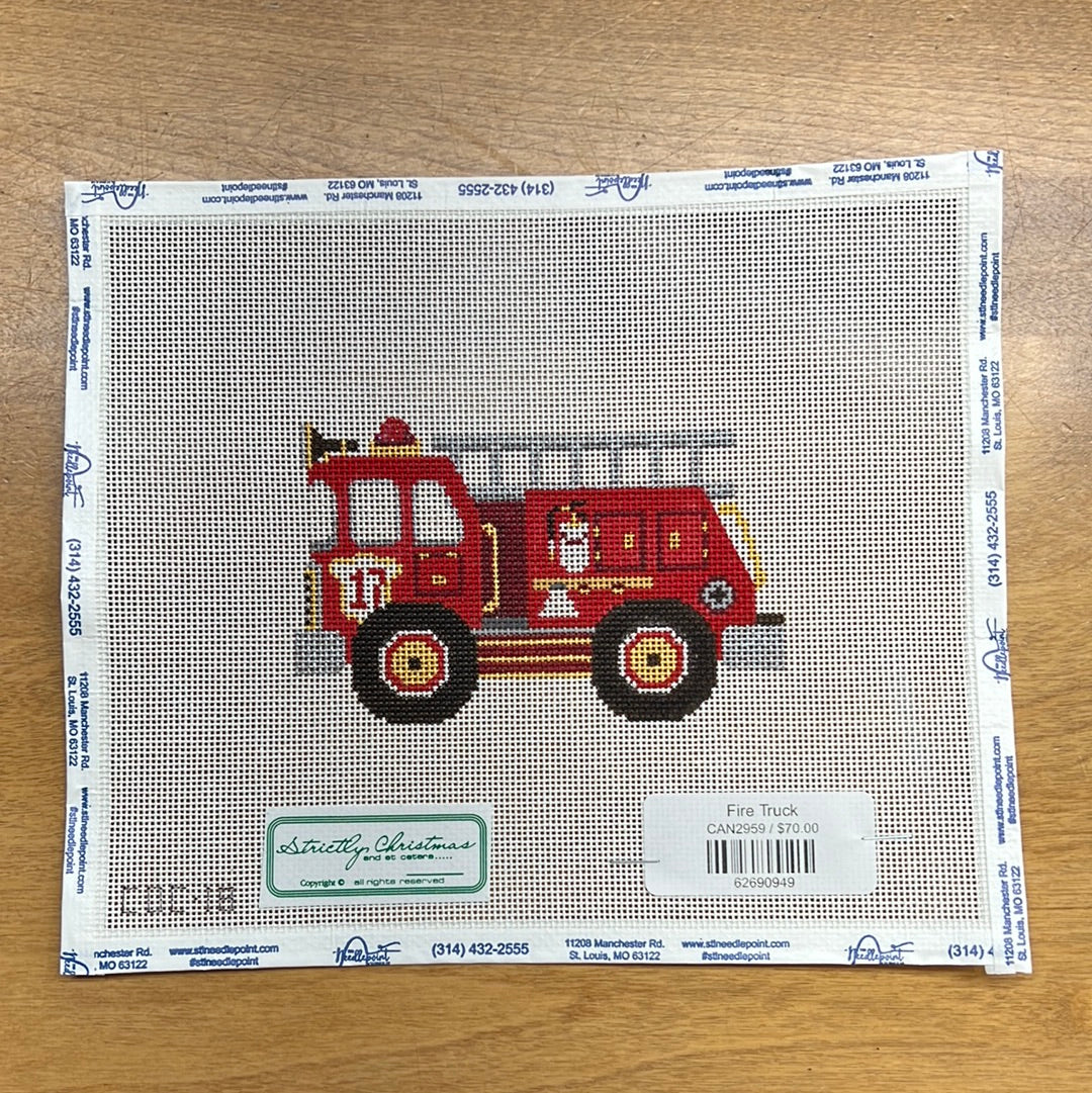 Fire Truck – The Needlepoint Clubhouse