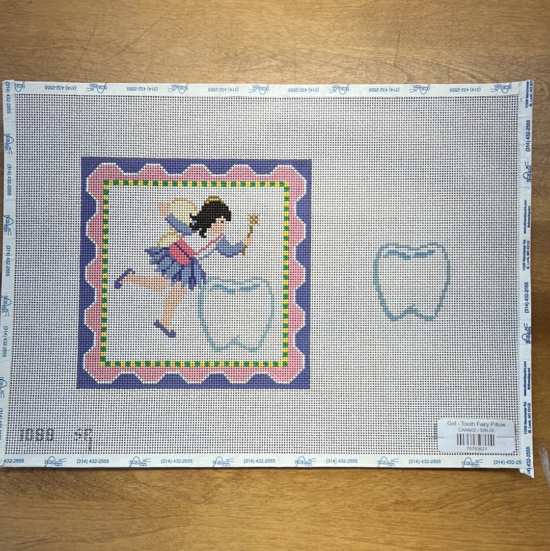Girl - Tooth Fairy Pillow – The Needlepoint Clubhouse