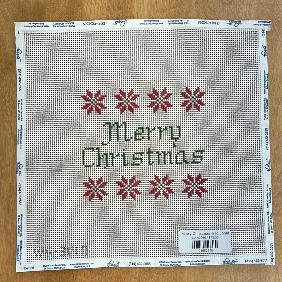 Merry Christmas Traditional – The Needlepoint Clubhouse