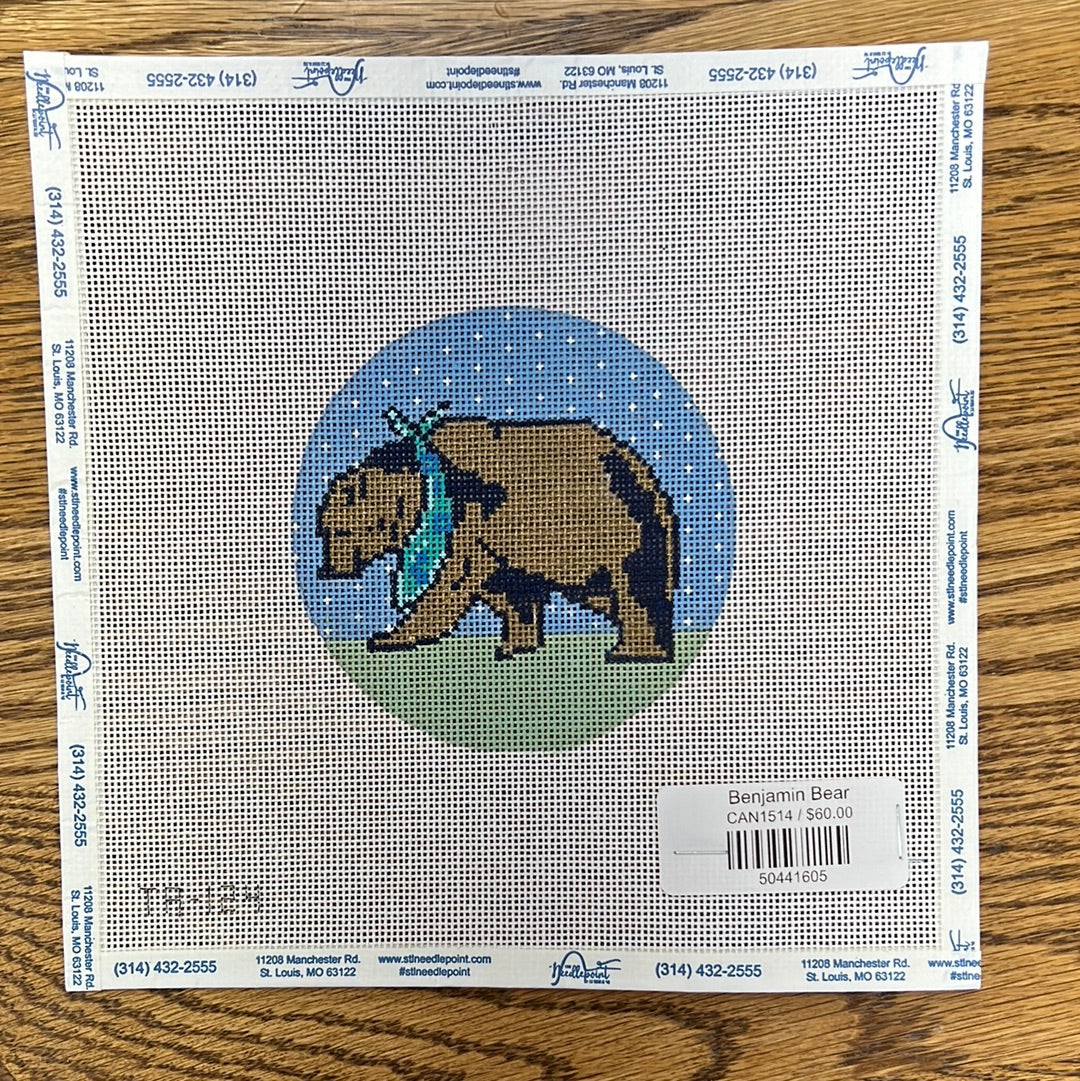 Benjamin Bear – The Needlepoint Clubhouse