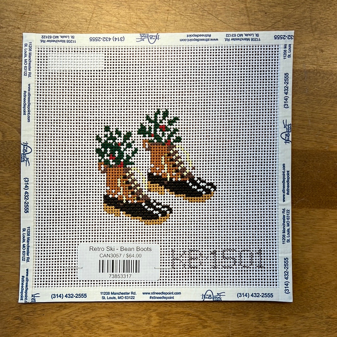 Retro Ski - Bean Boots – The Needlepoint Clubhouse