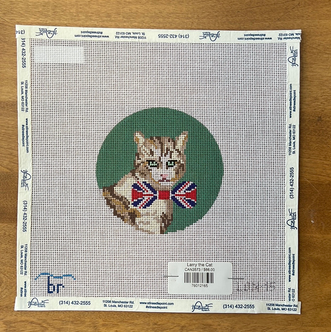 Larry the Cat – The Needlepoint Clubhouse