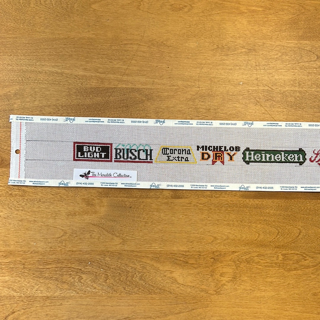 Beer Logo Belt – The Needlepoint Clubhouse