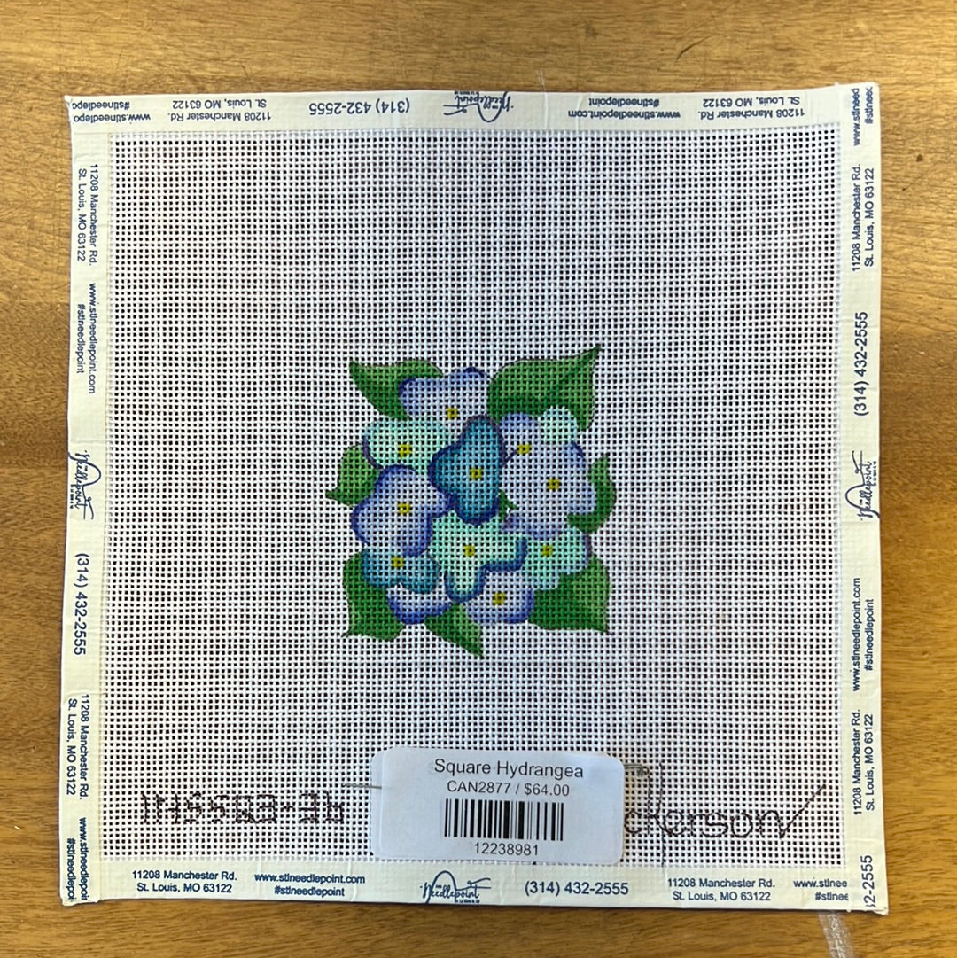 Square Hydrangea – The Needlepoint Clubhouse