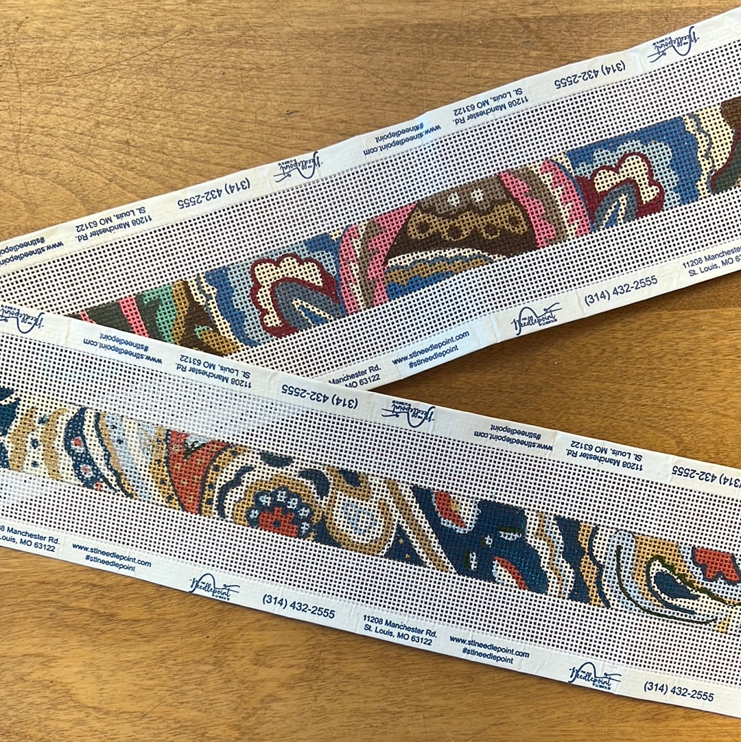 Paisley Belt – The Needlepoint Clubhouse