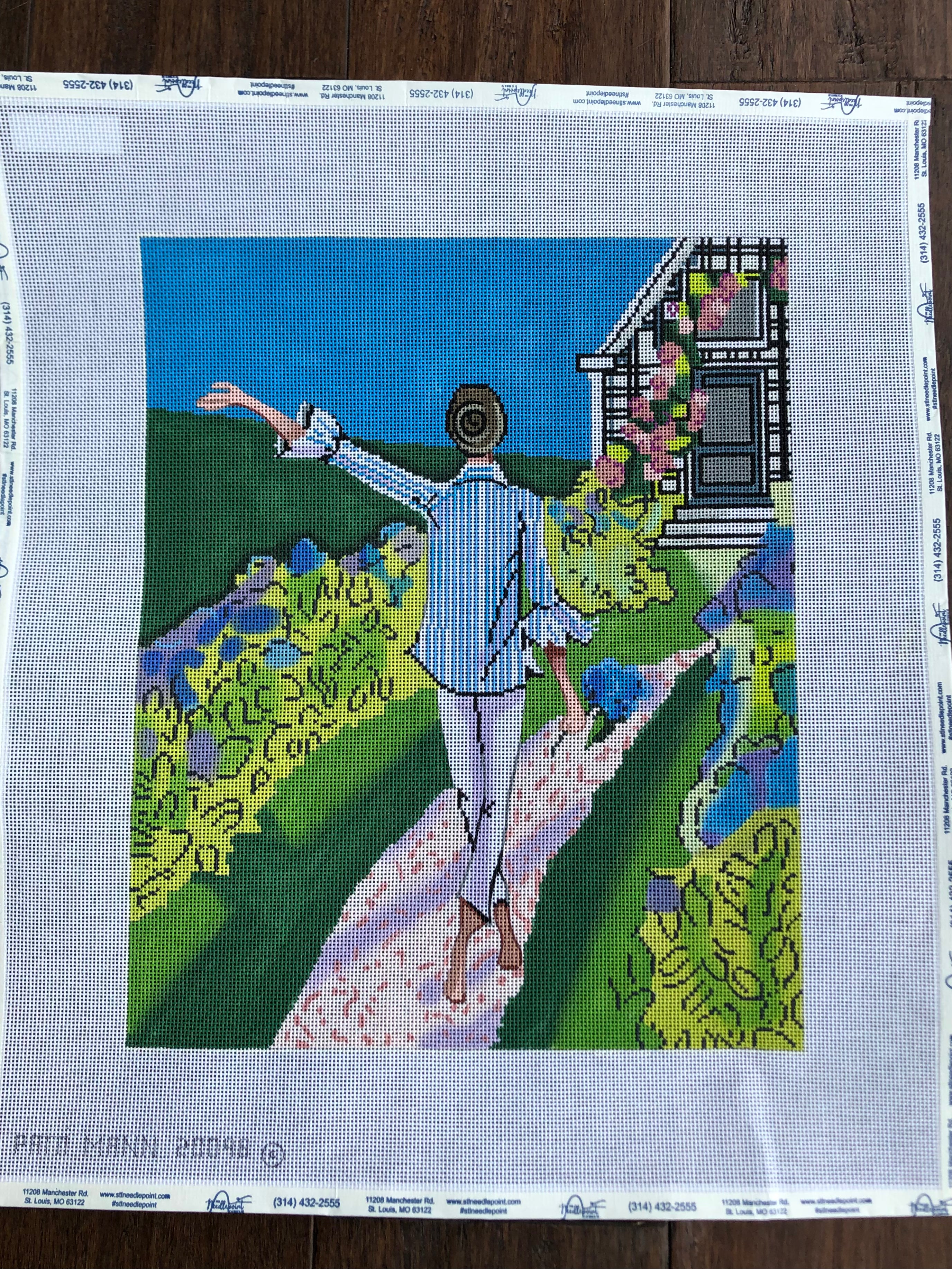 Hydrangea – The Needlepoint Clubhouse