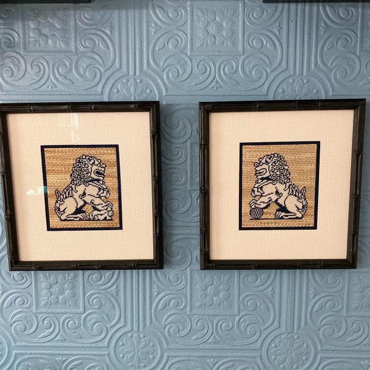 Foo Dog Kit – The Needlepoint Clubhouse