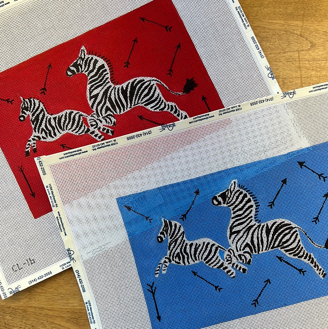 Zebras & Arrows – The Needlepoint Clubhouse