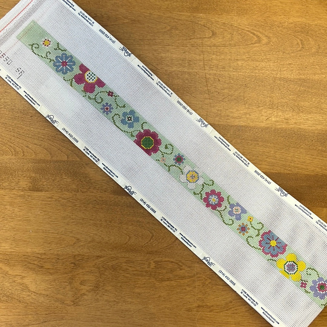 Flower Pops Belt – The Needlepoint Clubhouse