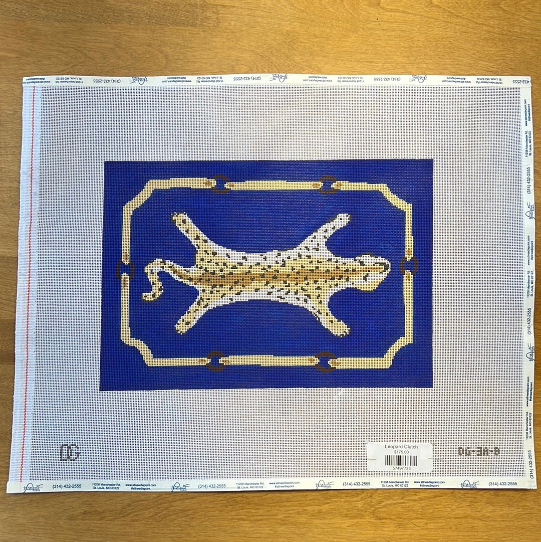 Leopard Clutch – The Needlepoint Clubhouse